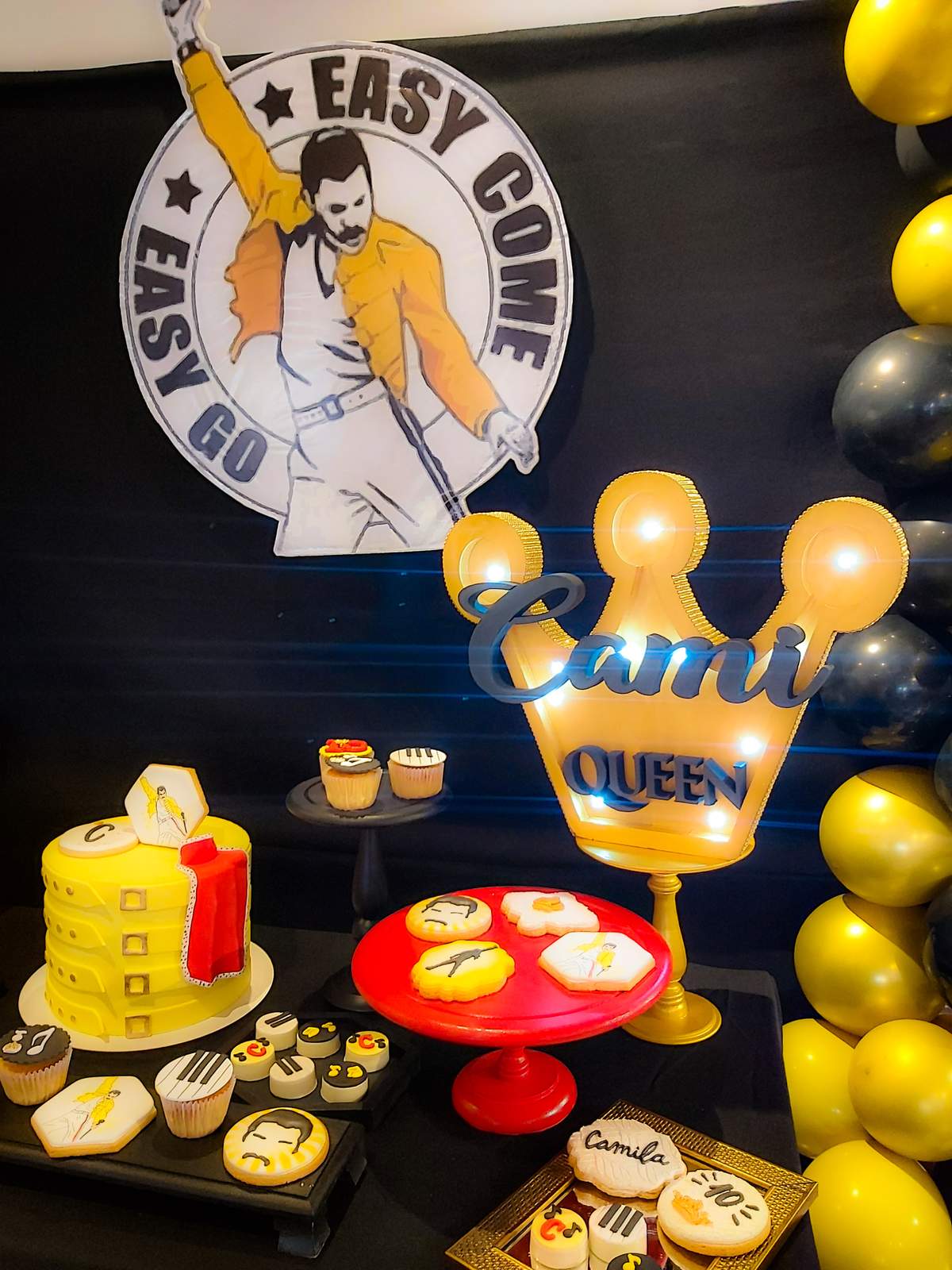 Queen - Freddie Mercury Party Birthday Party Ideas | Photo 7 of 10 ...
