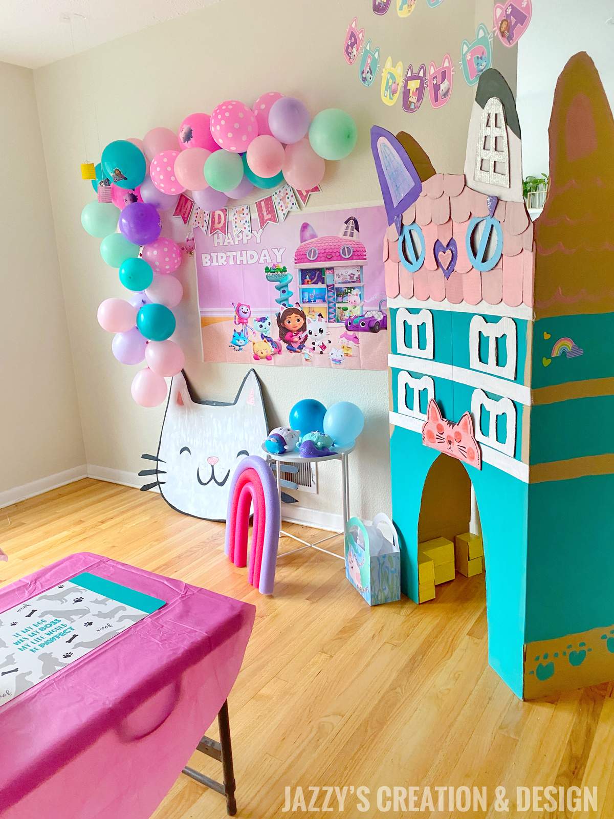 Gabby's Dollhouse (Cat Party) Birthday Party Ideas | Photo 9 of 115 ...
