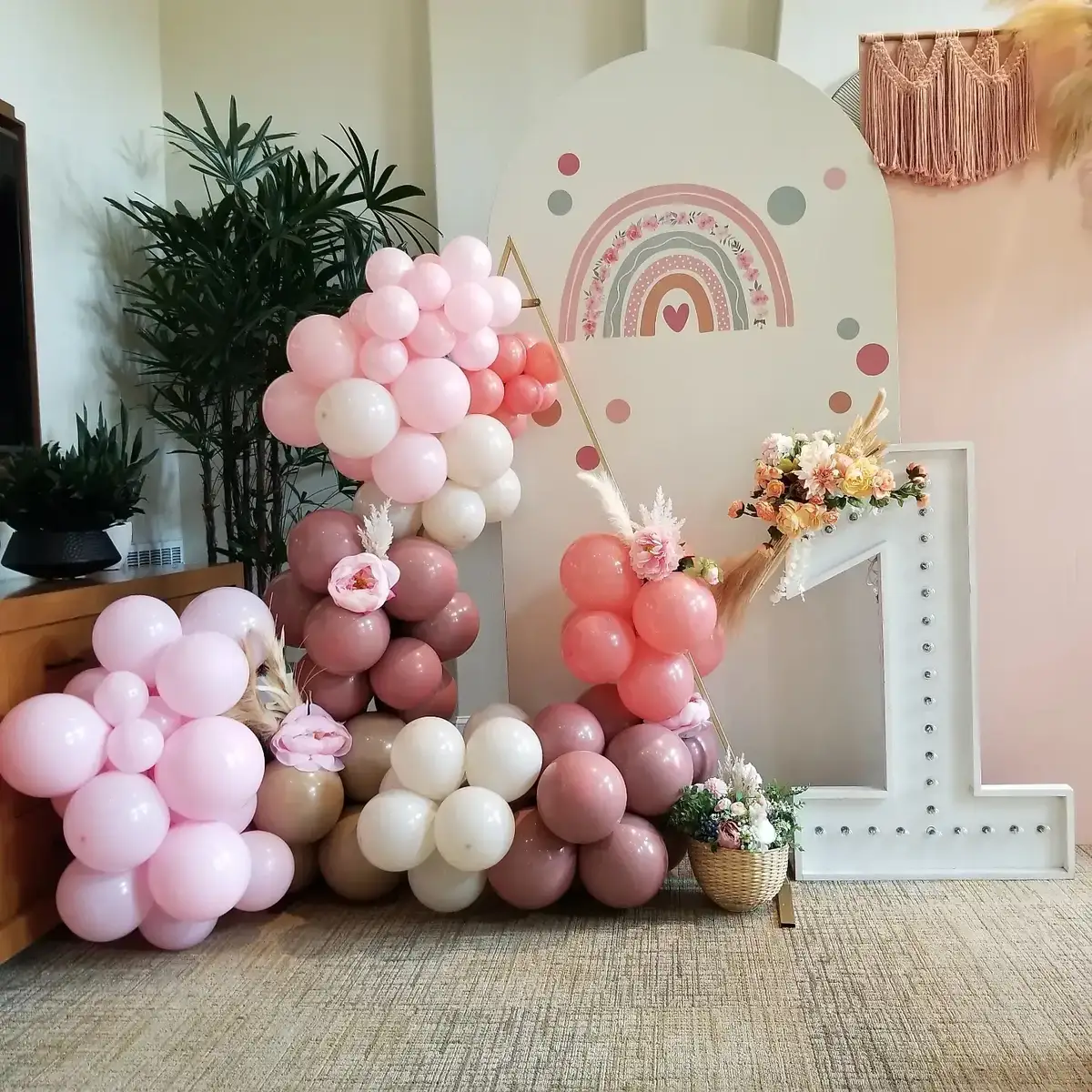 Boho Chic Muted One-derful Birthday Party Ideas | Photo 21 of 38 ...