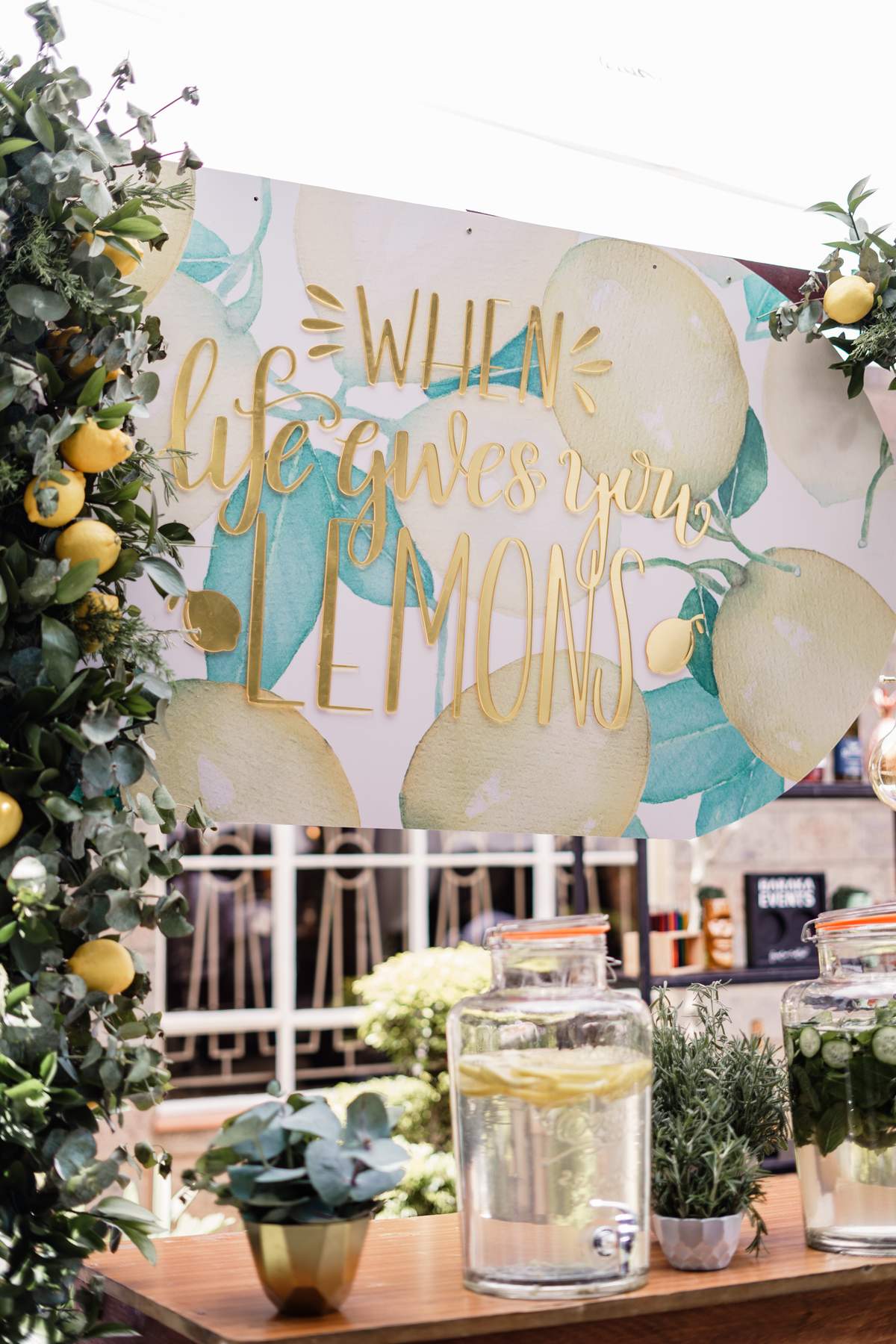 Lemon Theme Party Birthday Party Ideas | Photo 8 of 32 | Catch My Party