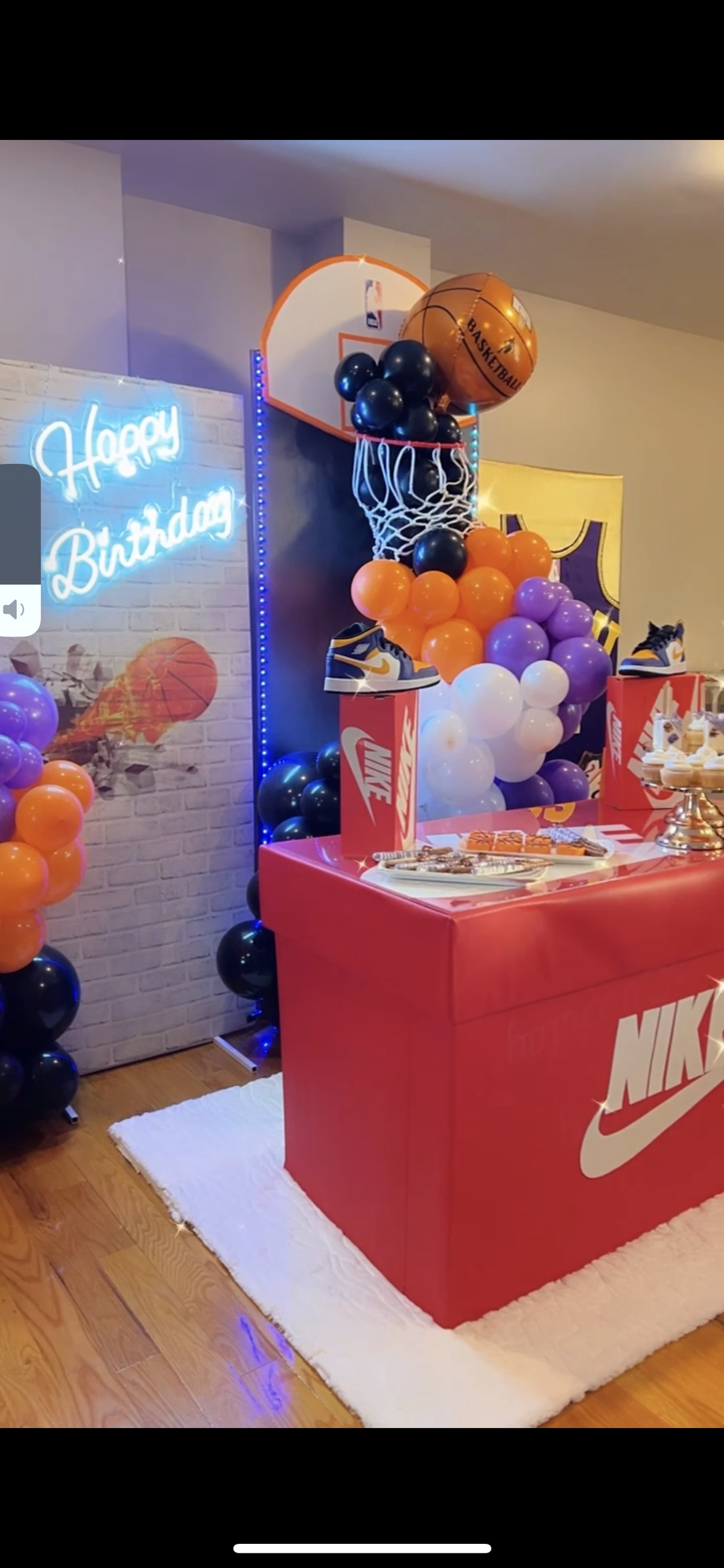 Nike theme Birthday Party Ideas | Photo 1 of 13 | Catch My Party