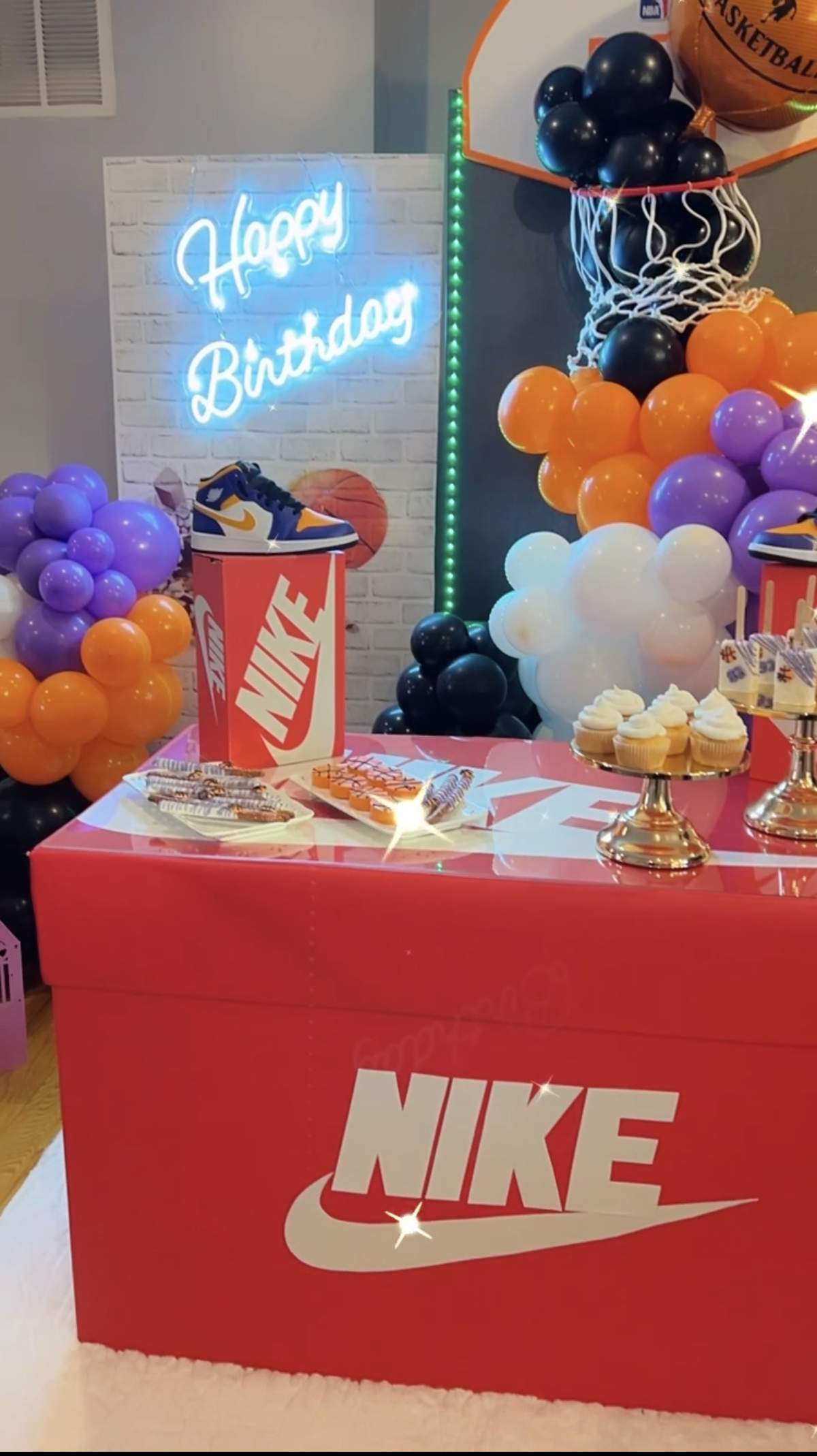 Nike theme Birthday Party Ideas | Photo 11 of 13 | Catch My Party