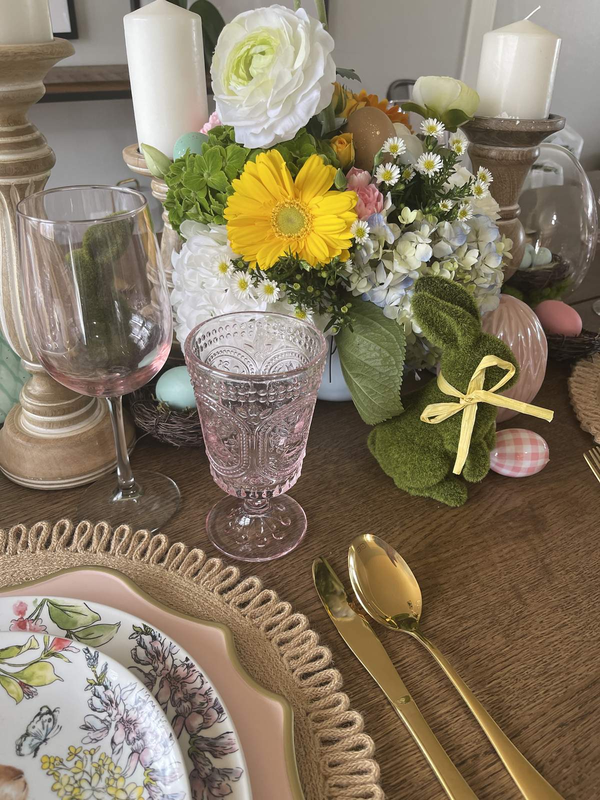 Easter table scape Easter Party Ideas | Photo 11 of 13 | Catch My Party