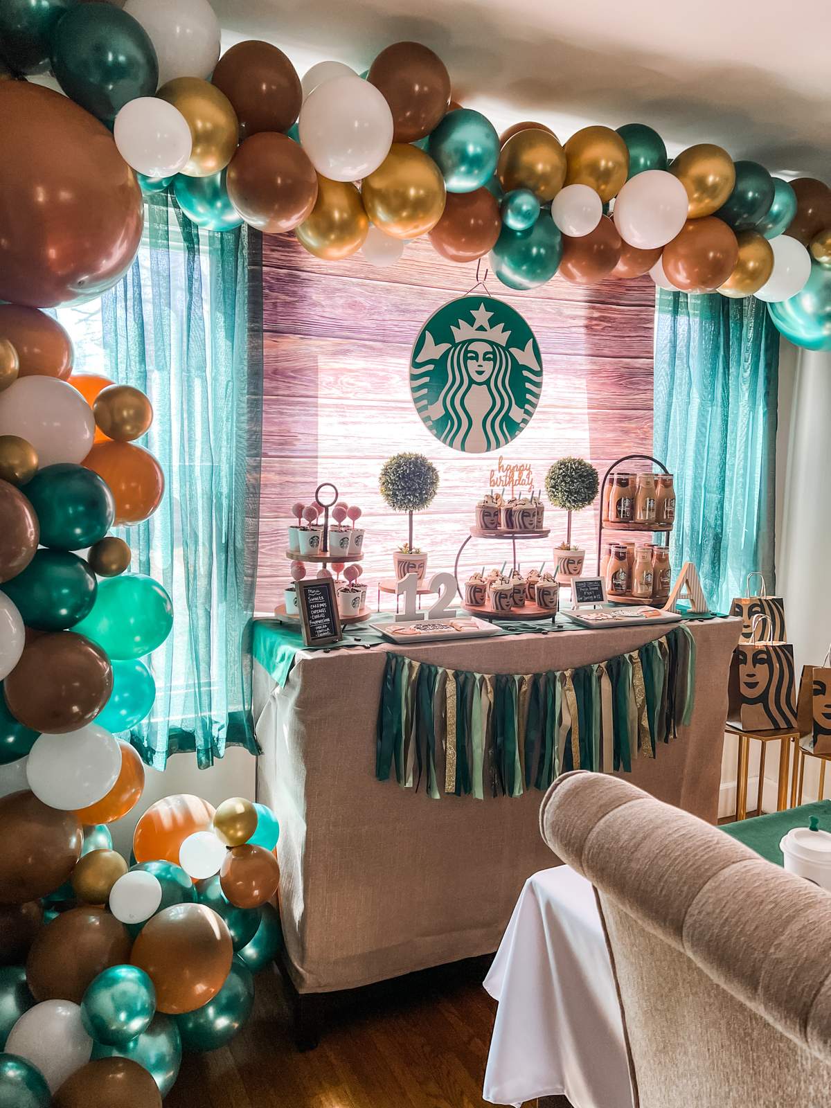 Starbucks Birthday Party Ideas | Photo 6 of 37 | Catch My Party