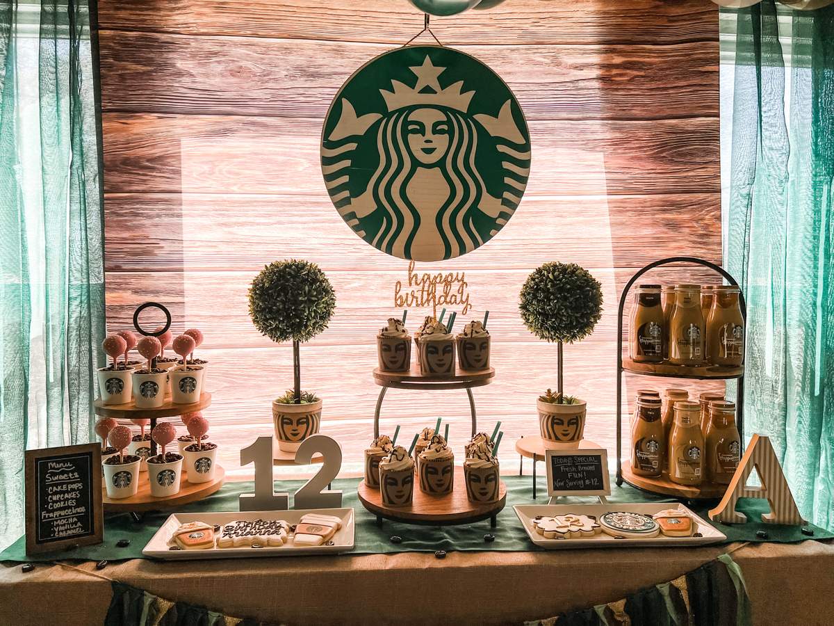 Starbucks Birthday Party Ideas | Photo 6 of 37 | Catch My Party