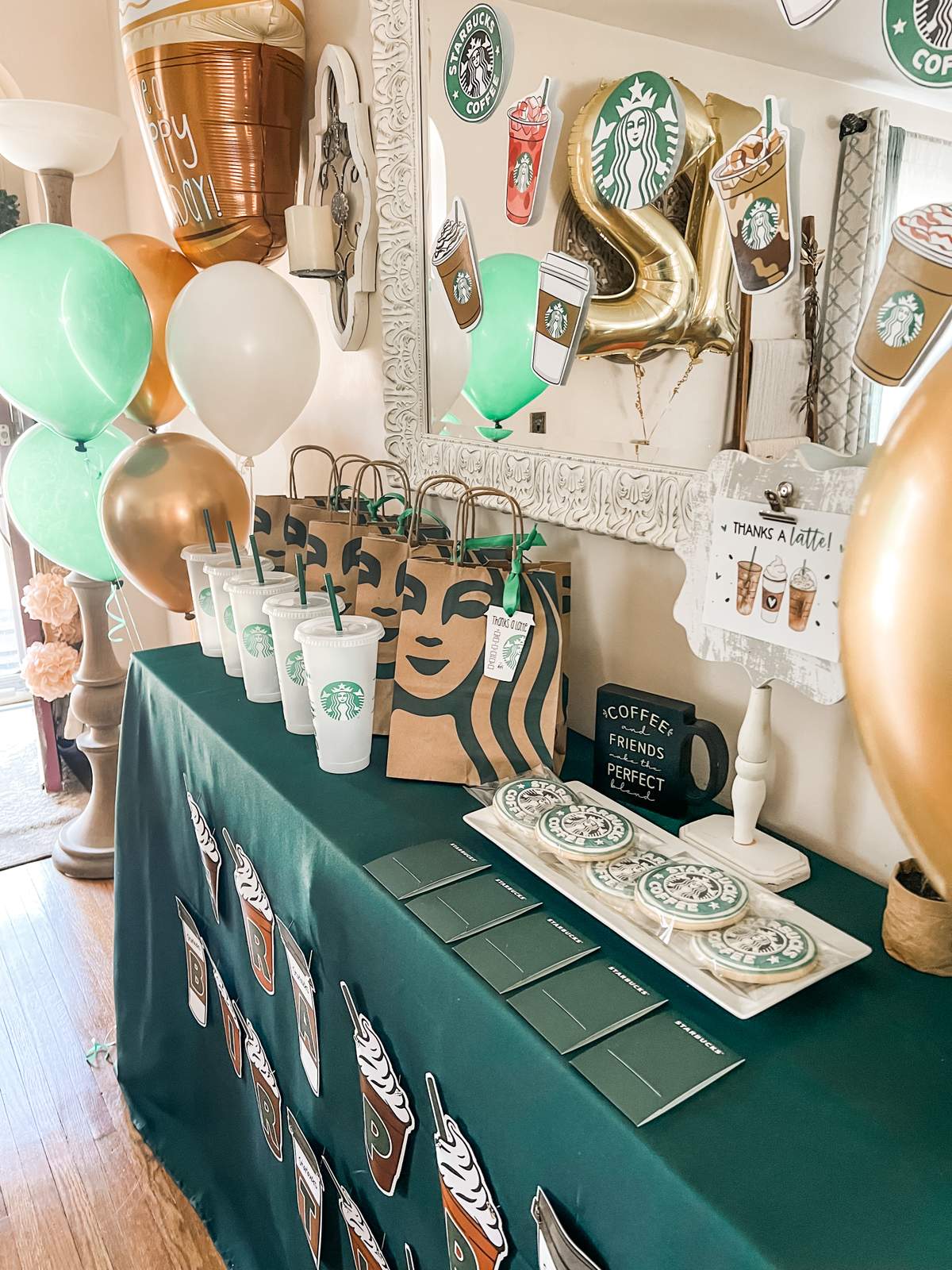 Starbucks Birthday Party Ideas | Photo 6 of 37 | Catch My Party