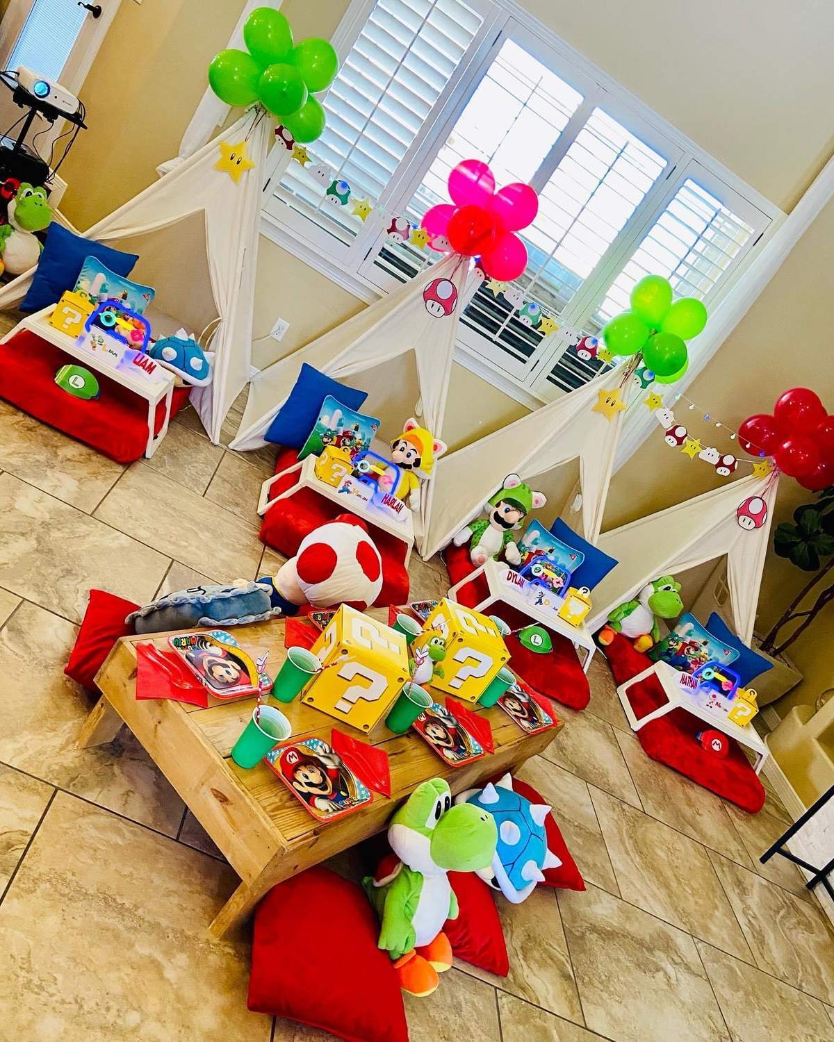 Super Mario Bros. Movie Night Party Ideas | Photo 1 of 8 | Catch My Party