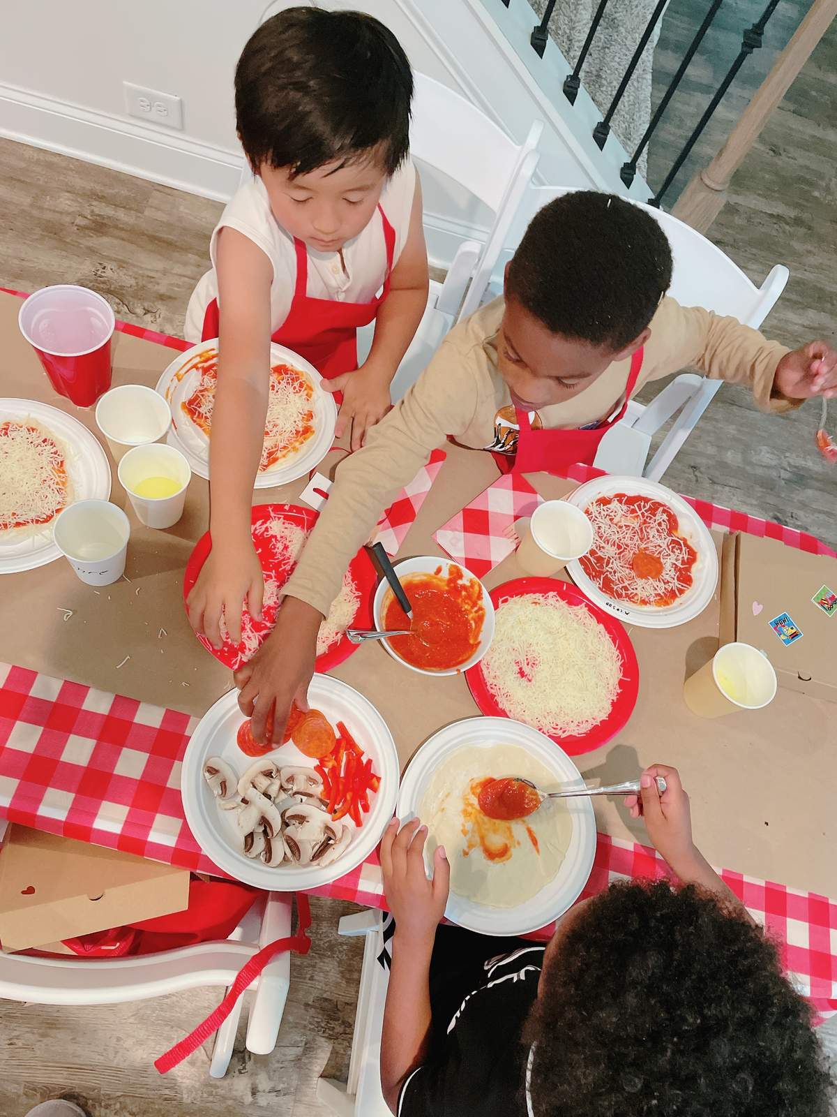 Make Your Own Pizza Party Birthday Party Ideas | Photo 12 of 16 | Catch ...