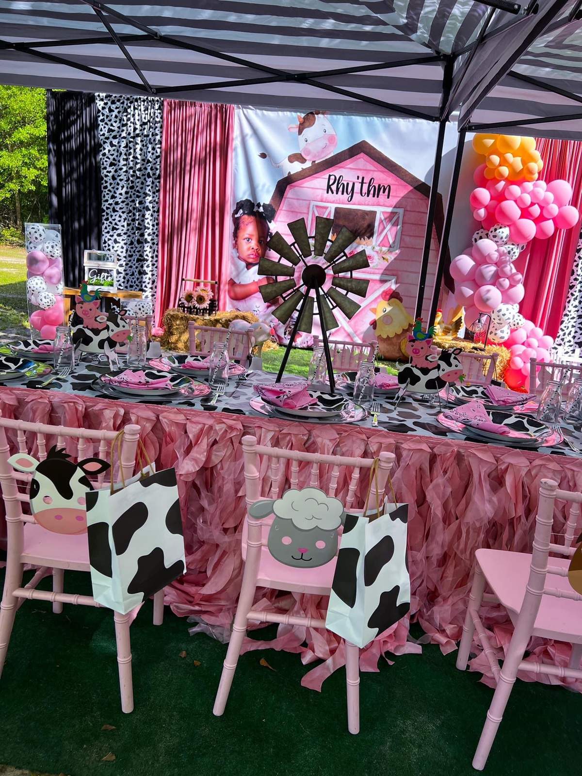 Pink Farm Party Birthday Party Ideas | Photo 6 of 36 | Catch My Party