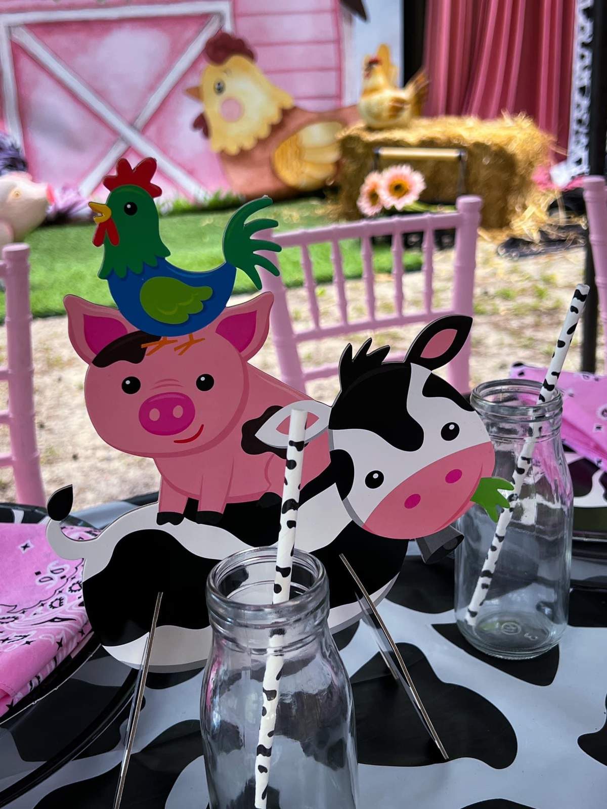 Pink Farm Party Birthday Party Ideas | Photo 6 of 36 | Catch My Party