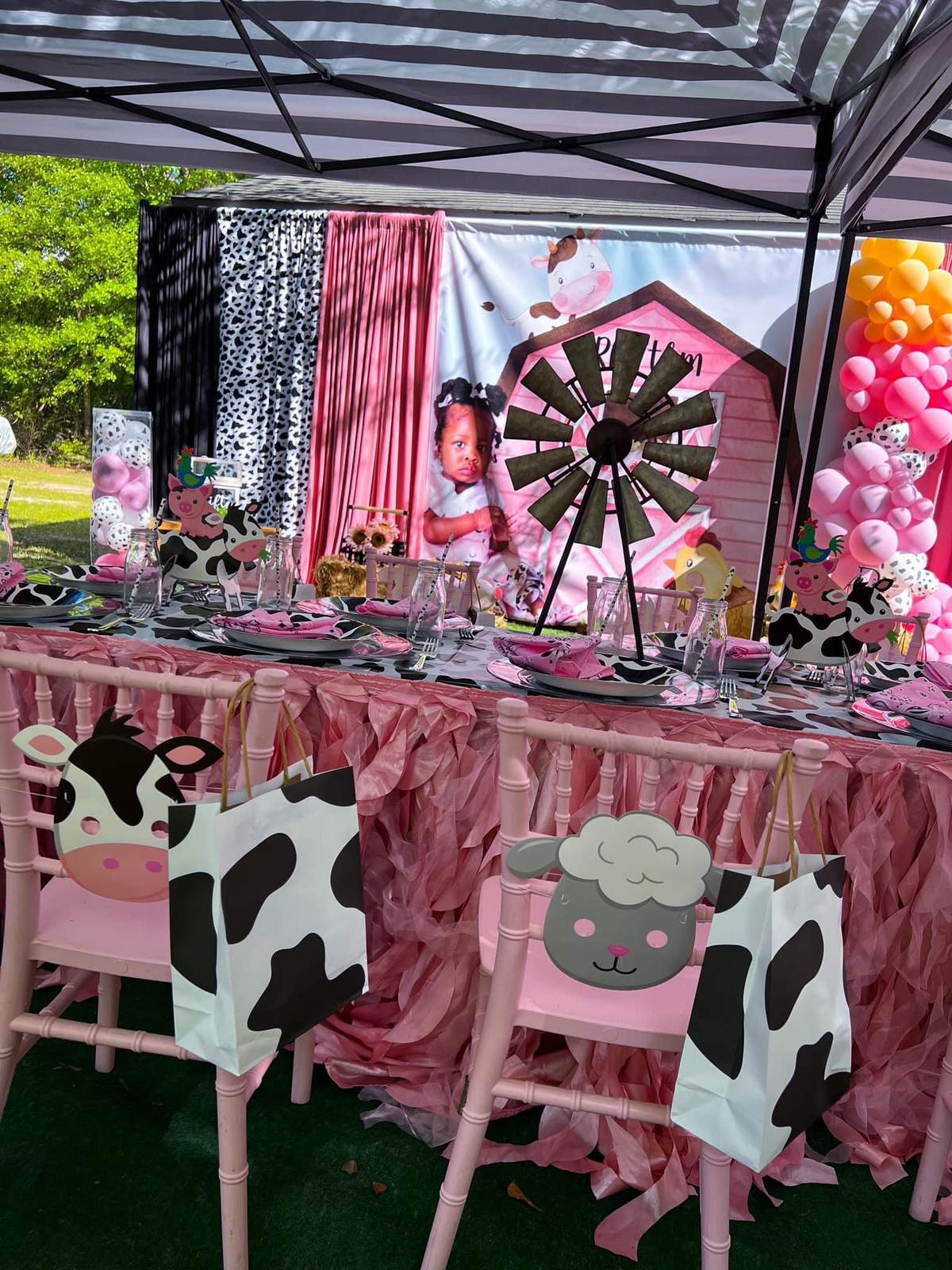 Pink Farm Party Birthday Party Ideas | Photo 6 of 36 | Catch My Party
