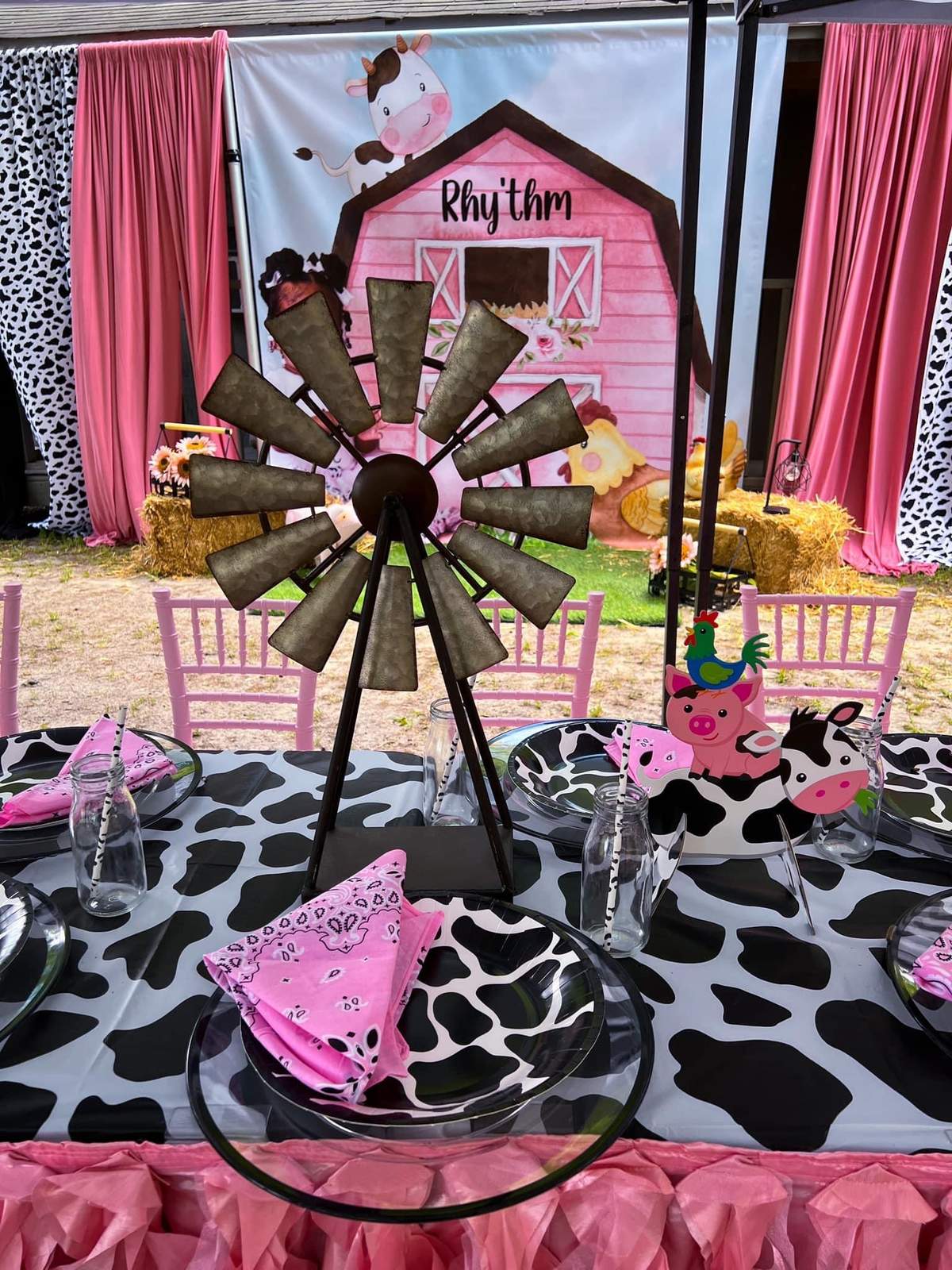 Pink Farm Party Birthday Party Ideas | Photo 1 of 36 | Catch My Party
