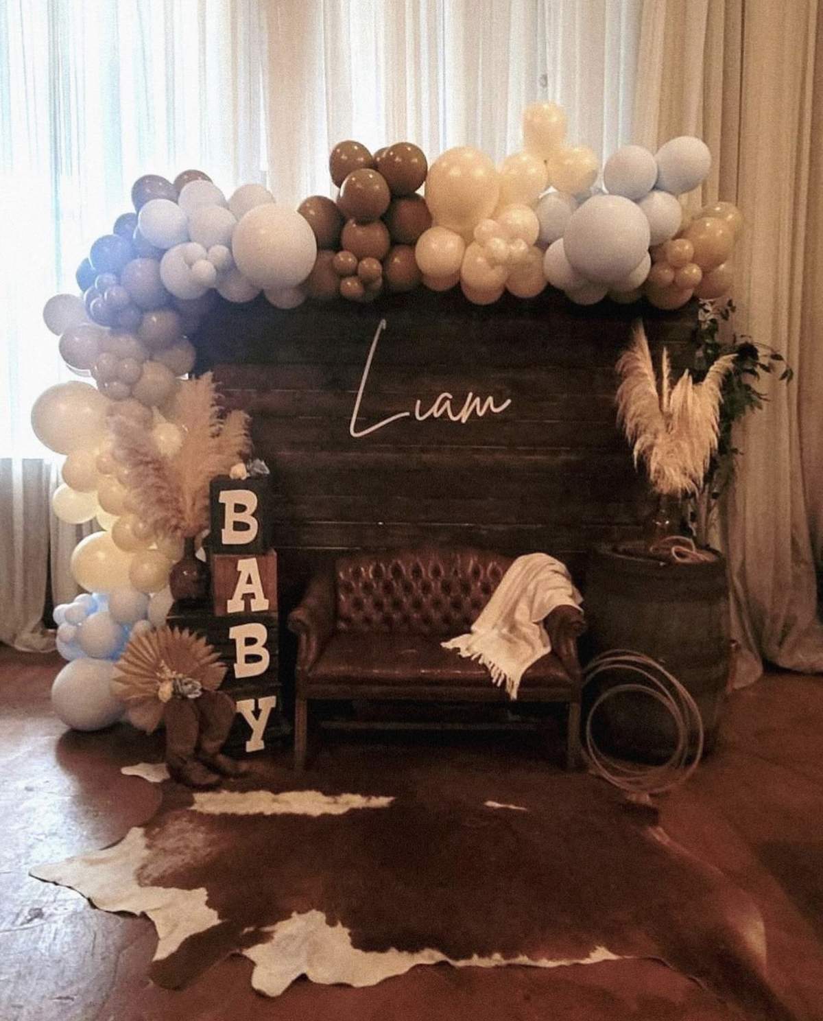 A New Little Cowboy is On His Way! Baby Shower Party Ideas | Photo 1 of ...