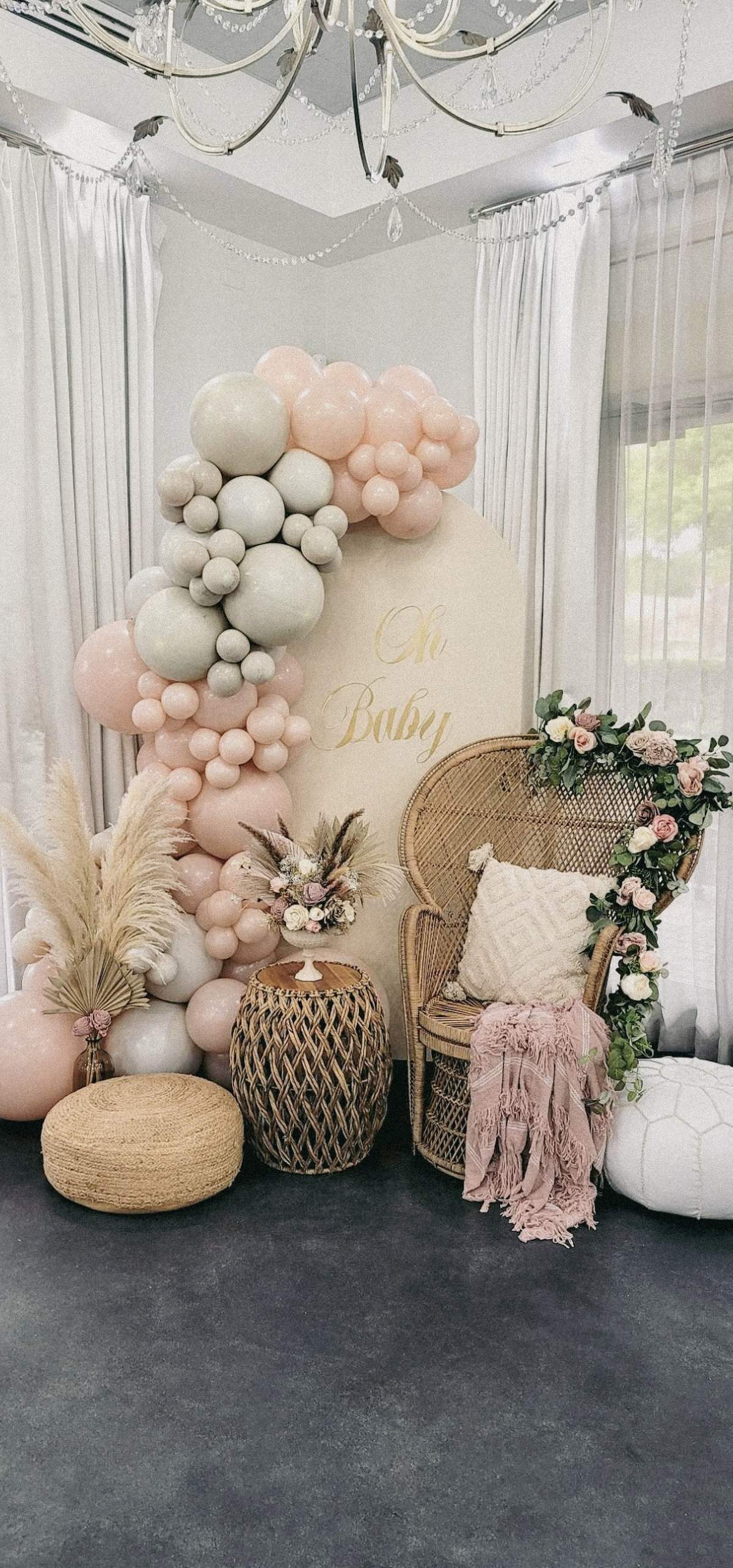 Baby Shower / Baby Shower "Blush & Boho Baby Shower " | Catch My Party