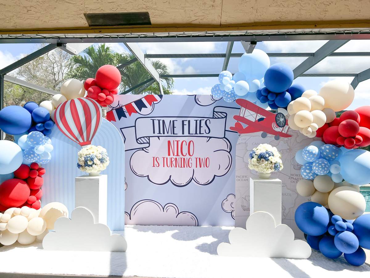 Airplane theme Birthday Party Ideas | Photo 2 of 14 | Catch My Party