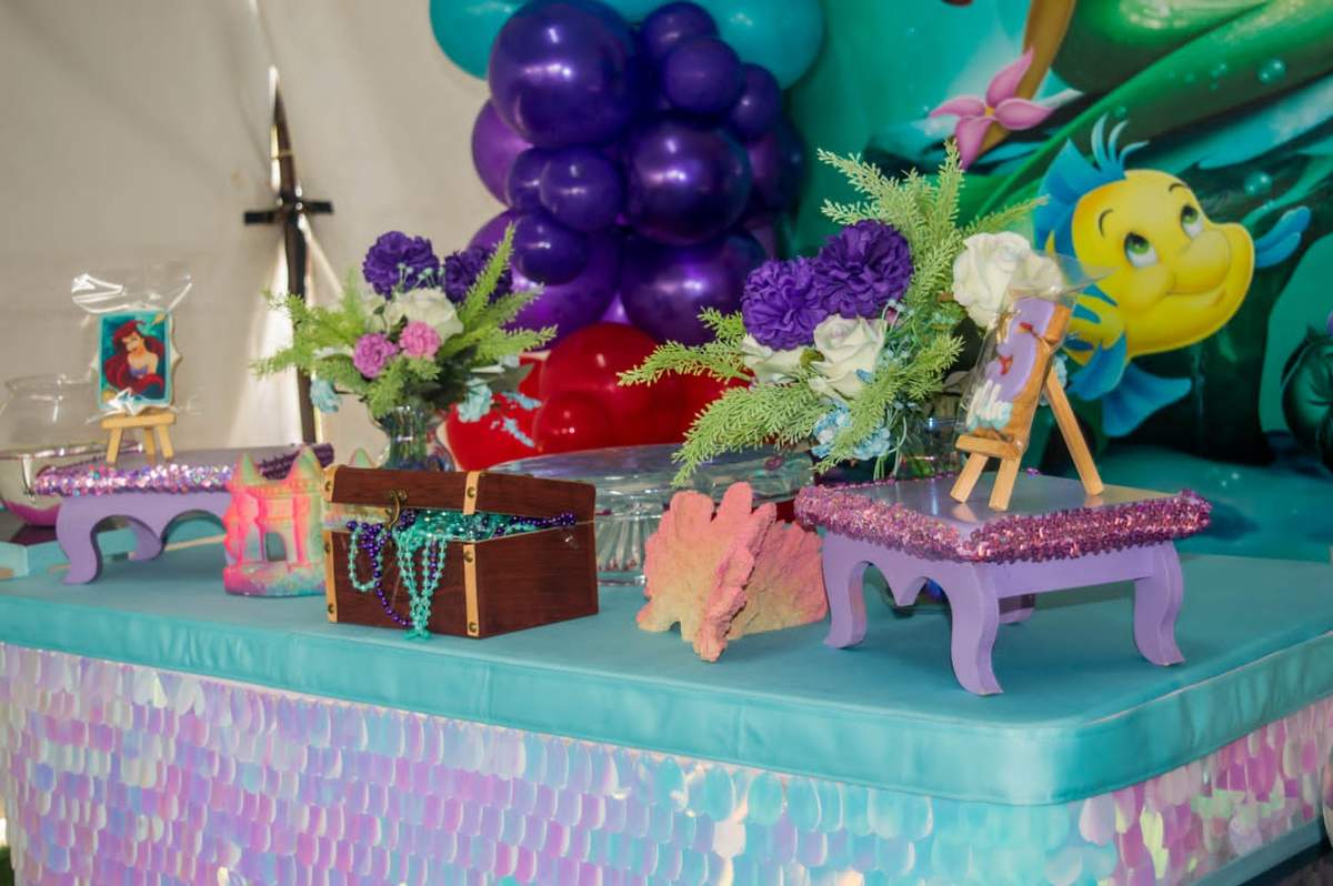 The Little Mermaid Birthday Party Ideas | Photo 1 of 10 | Catch My Party