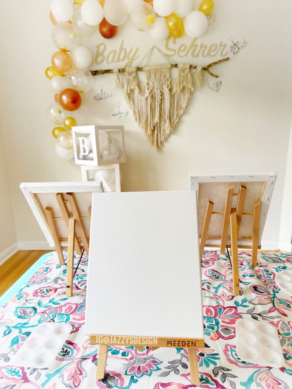 Gender Neutral Paint Party Baby Shower Party Ideas | Photo 48 of 59 ...