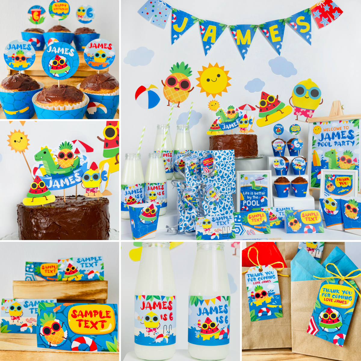 Summer Pool / Birthday "Summer Pool Birthday Party" | Catch My Party