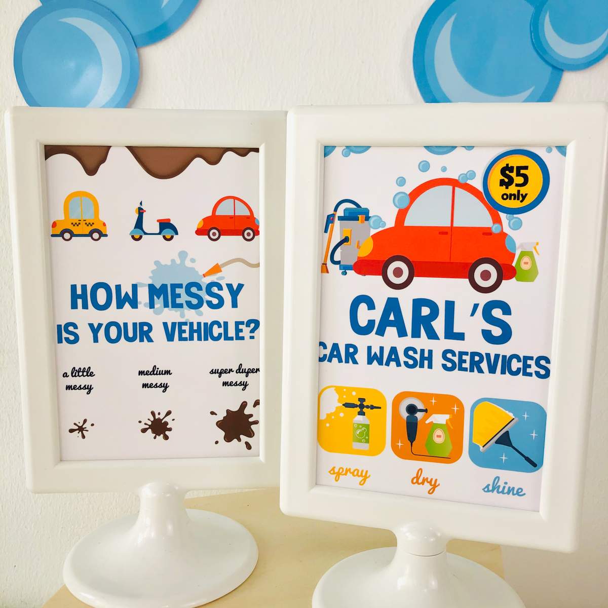 Car Wash Birthday Party Ideas | Photo 51 of 66 | Catch My Party