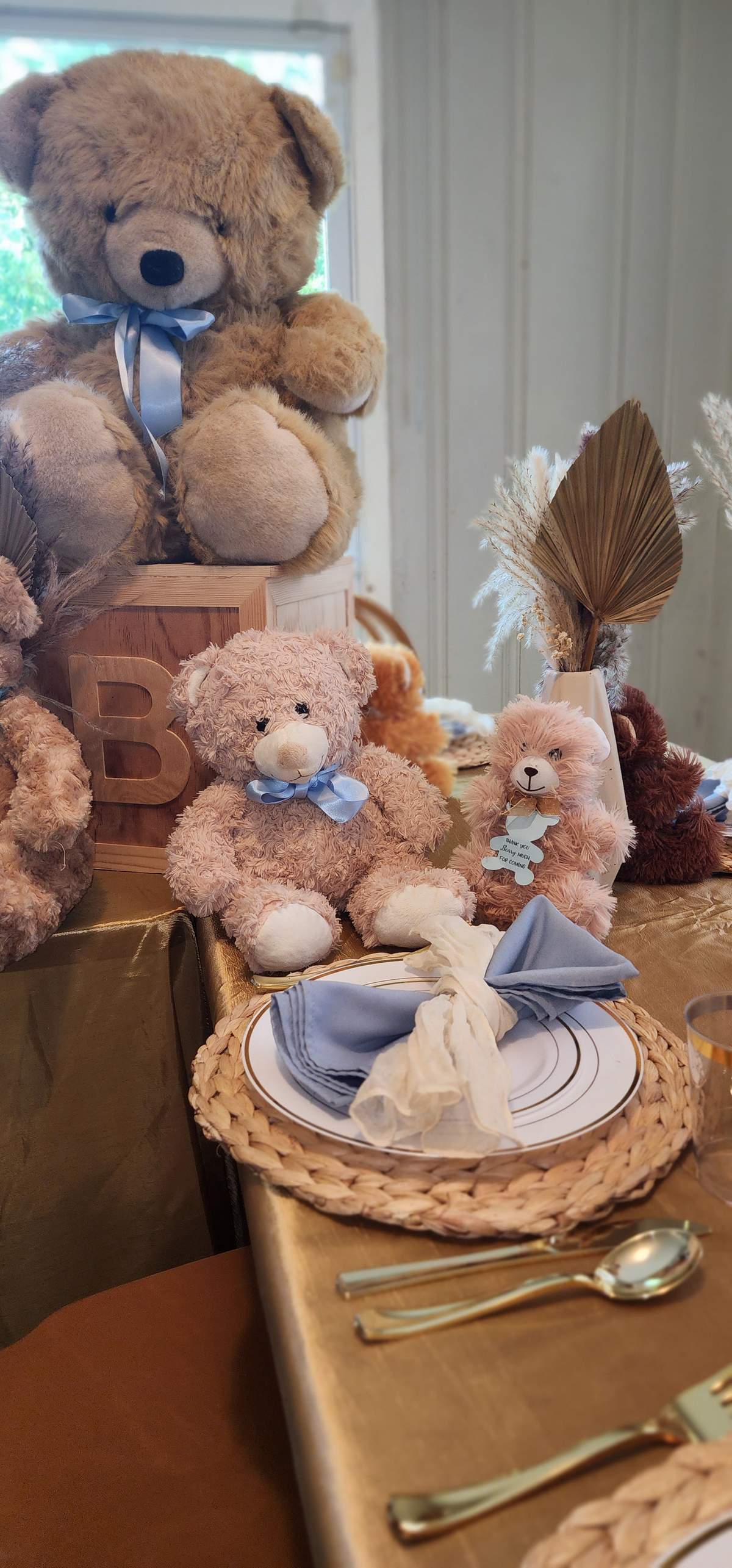 Boho Teddy Bear Baby Shower Party Ideas | Photo 7 of 17 | Catch My Party