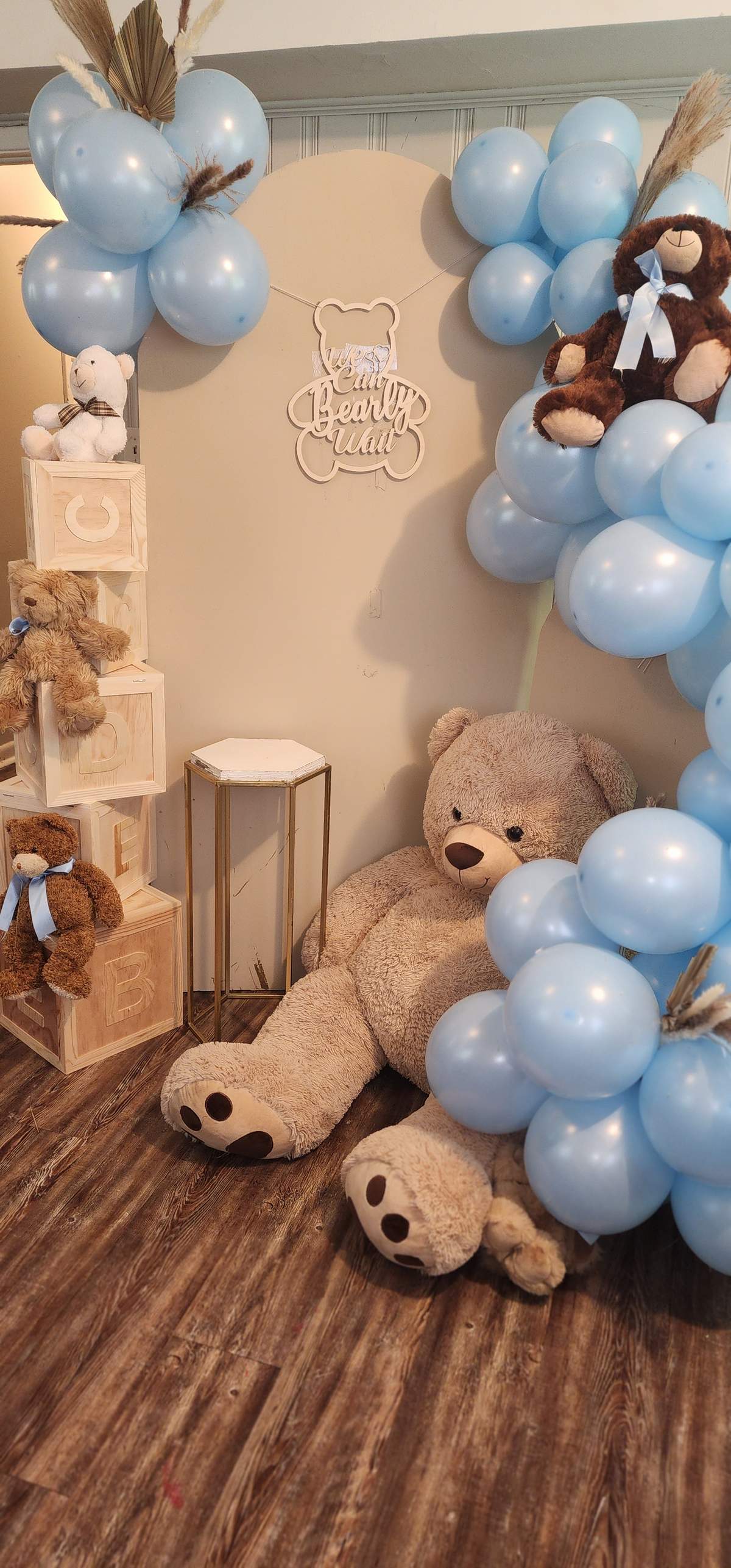 Boho Teddy Bear Baby Shower Party Ideas | Photo 2 of 17 | Catch My Party