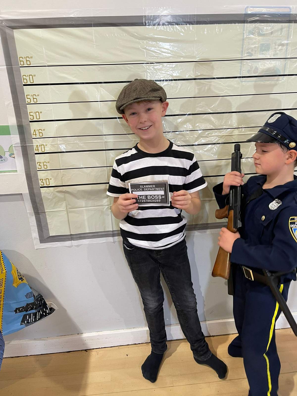 Police and Robbers theme party Birthday Party Ideas | Photo 17 of 30 ...