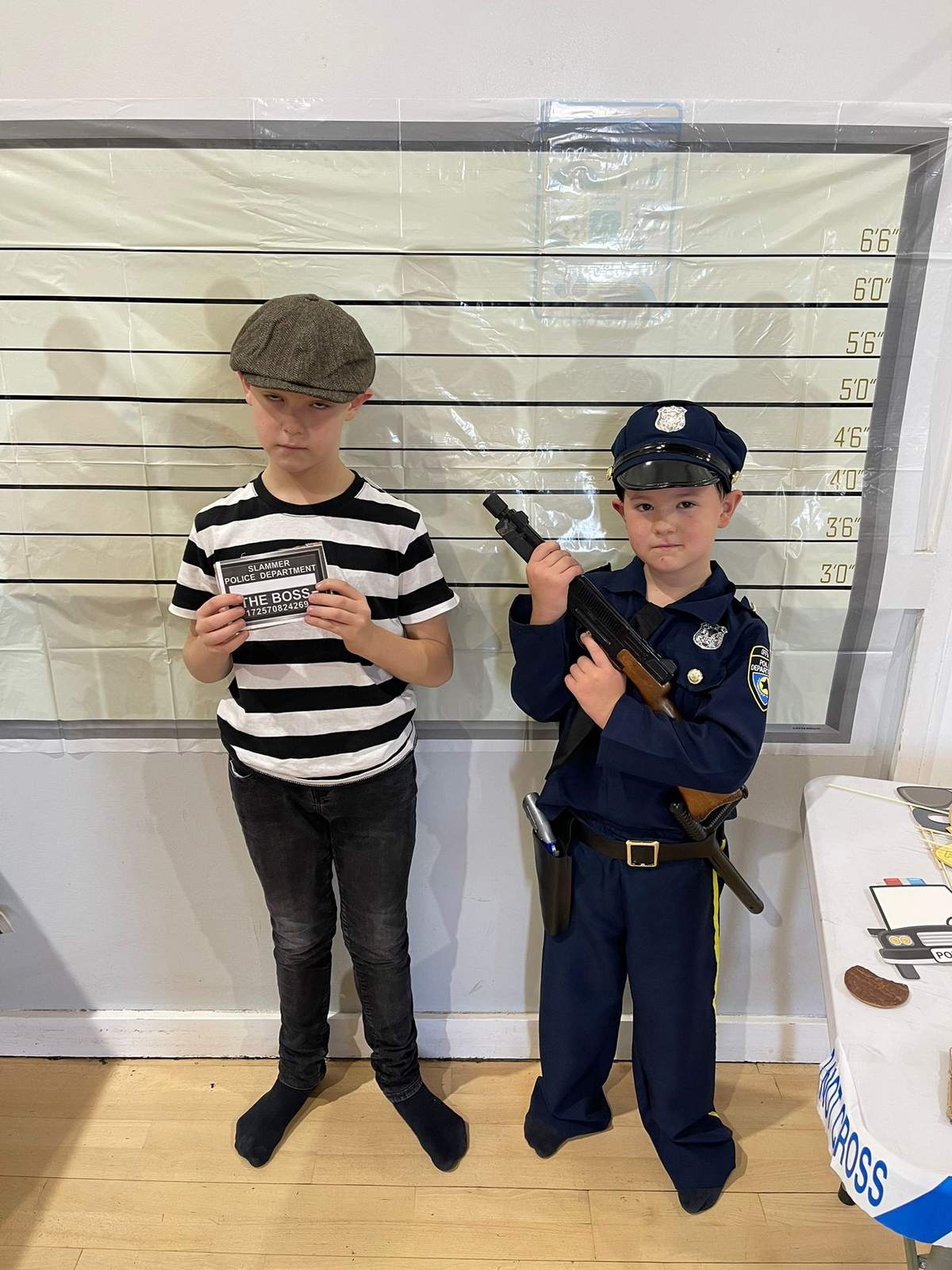 Police and Robbers theme party Birthday Party Ideas | Photo 17 of 30 ...