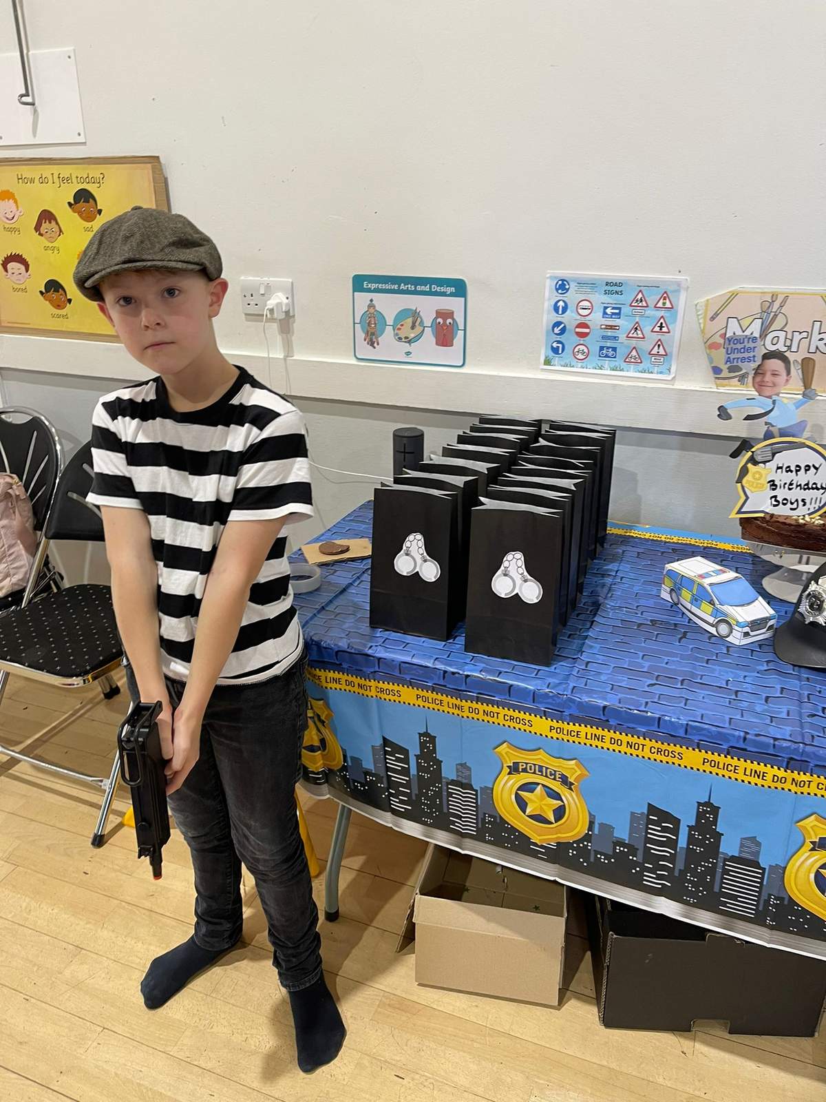 Police and Robbers theme party Birthday Party Ideas | Photo 17 of 30 ...