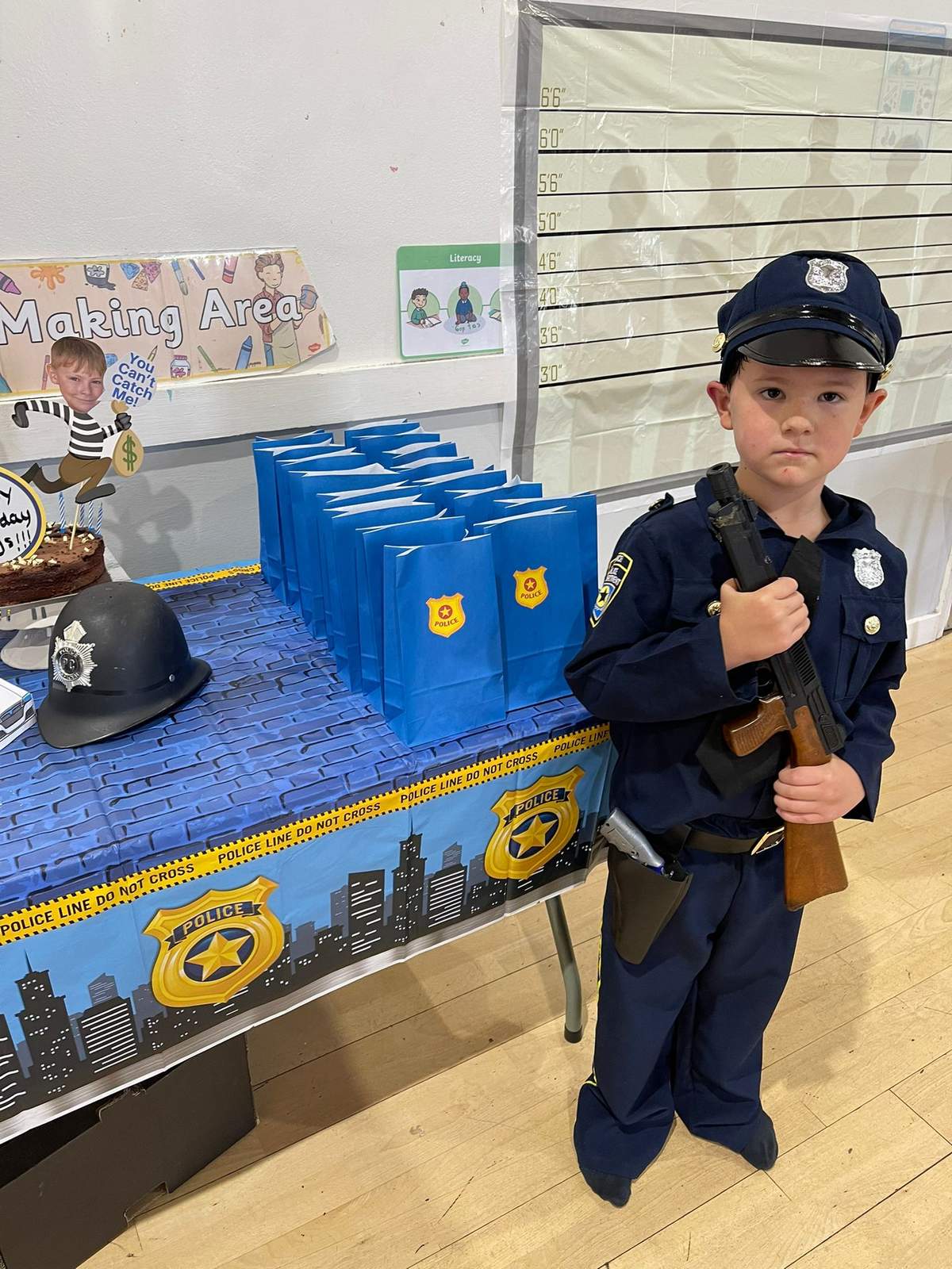 Police and Robbers theme party Birthday Party Ideas | Photo 17 of 30 ...