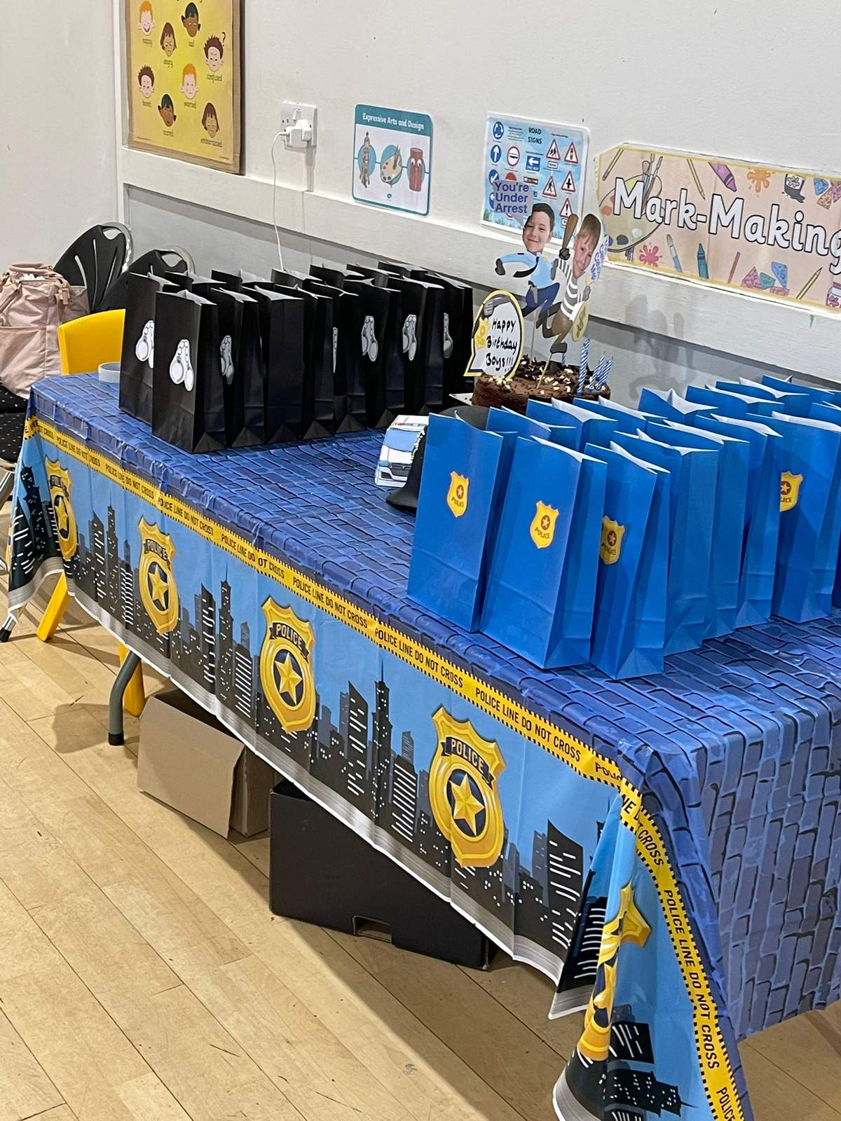 Police and Robbers theme party Birthday Party Ideas | Photo 17 of 30 ...