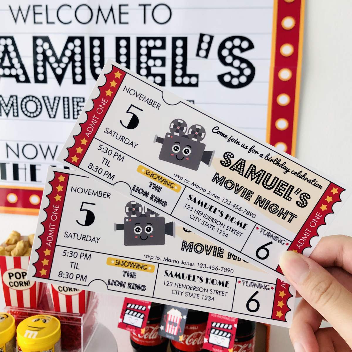 Movie Night Birthday Party Ideas | Photo 76 of 94 | Catch My Party