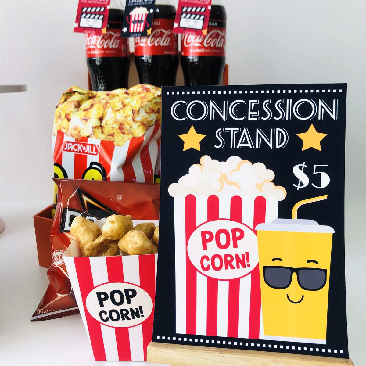 Movie Night Birthday Party Ideas | Photo 76 of 94 | Catch My Party