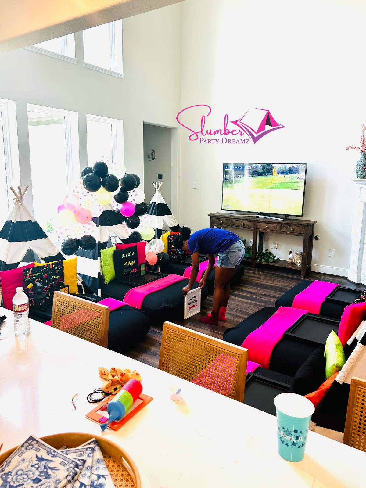 Glow in the Dark Birthday Party Ideas | Photo 2 of 10 | Catch My Party