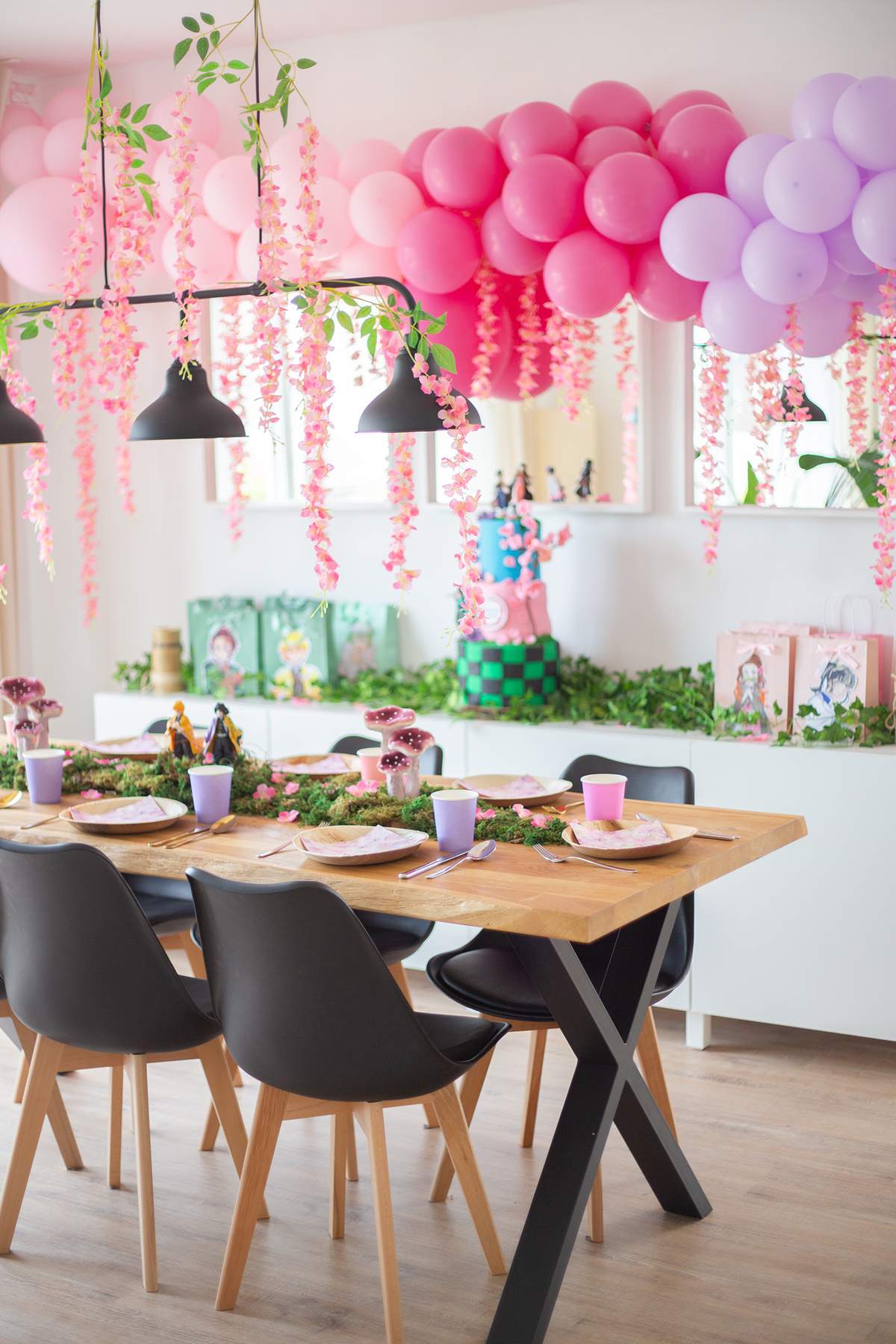 Demon Slayer Themed Party Birthday Party Ideas | Photo 3 of 22 | Catch ...