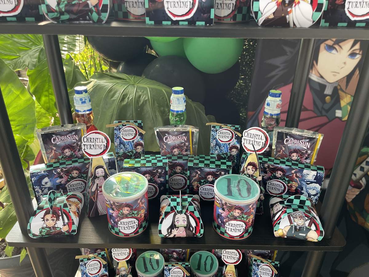 Demon Slayer Birthday Party Ideas | Photo 5 of 12 | Catch My Party