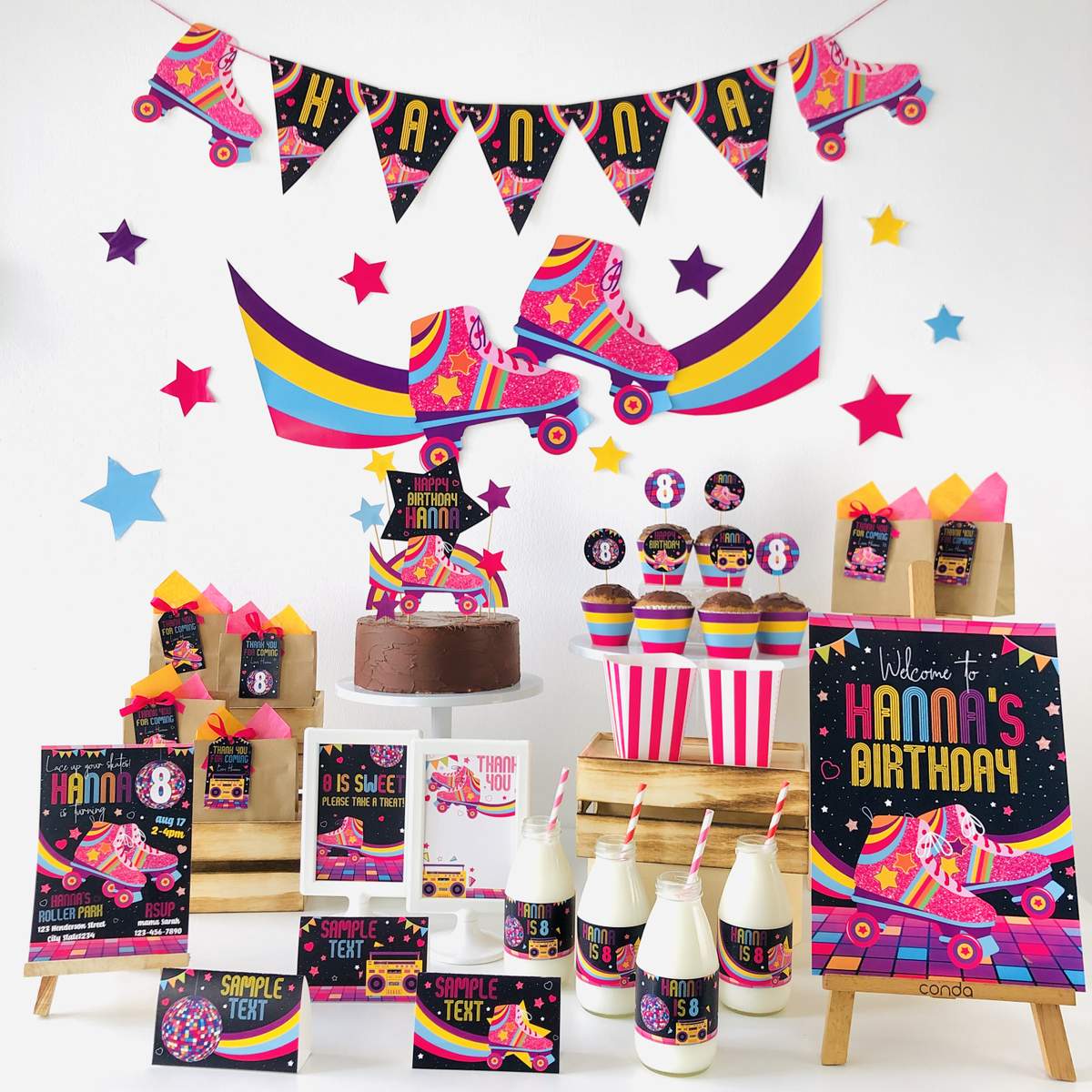 Rollerskating / Birthday "Rollerskating Birthday Party" | Catch My Party