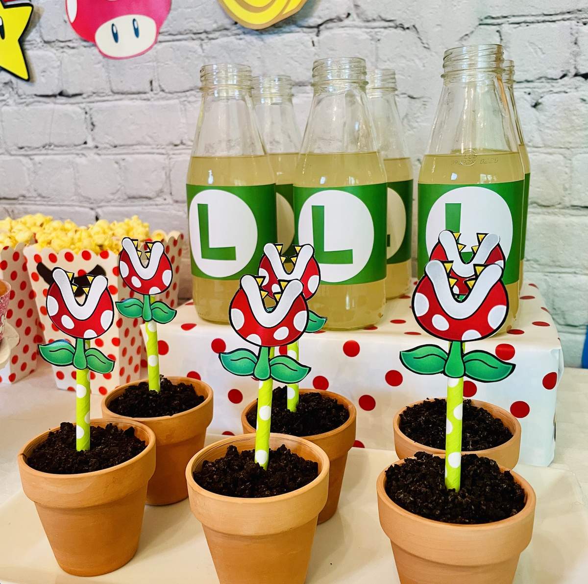 Super Mario Bros Party Movie Night Party Ideas | Photo 1 of 18 | Catch ...