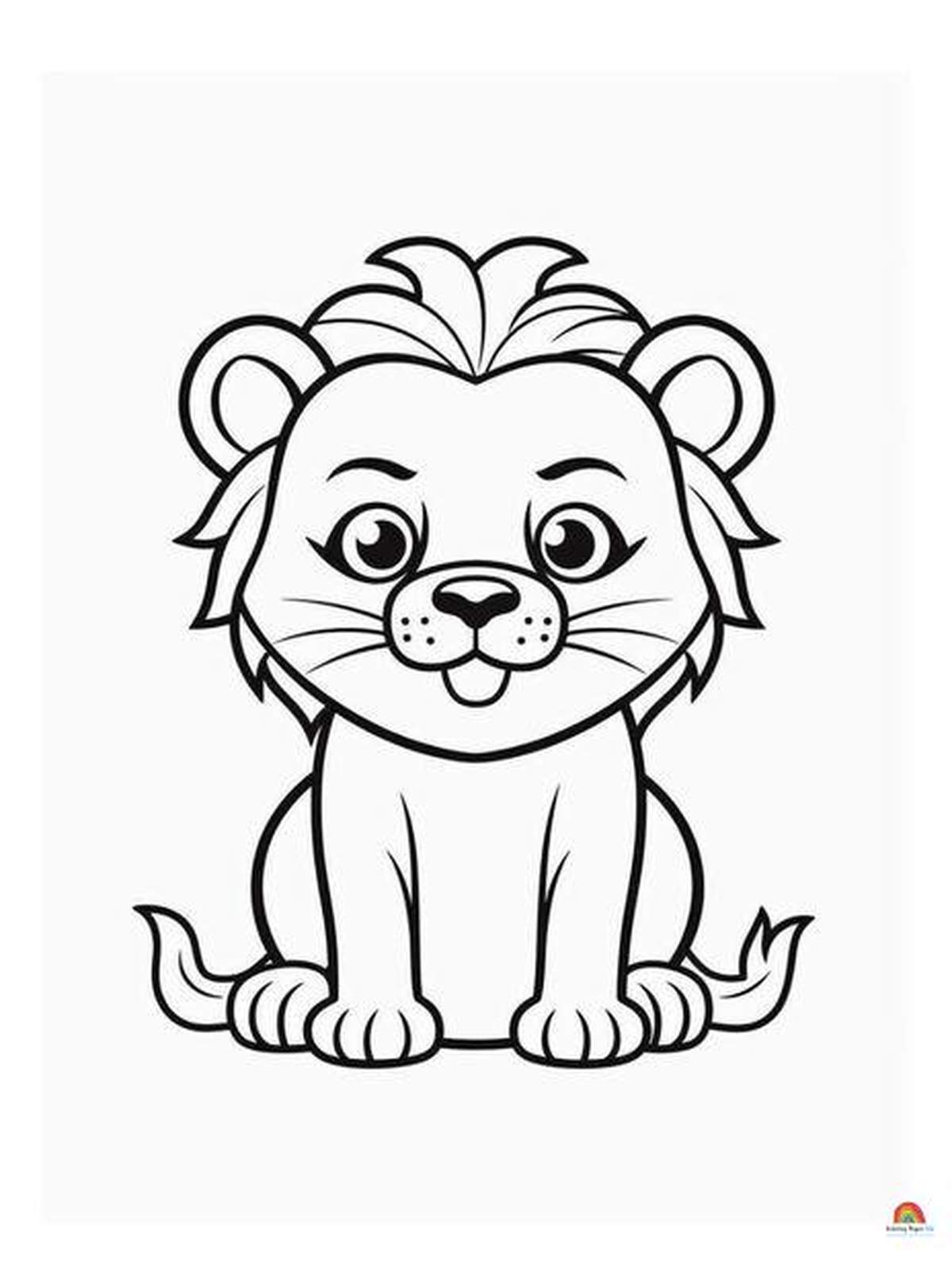 Pictures To Color For Kids Animals