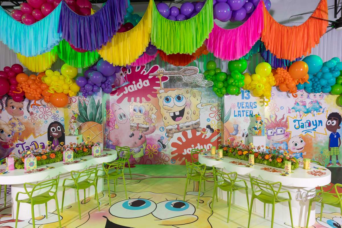 Nickelodeon Birthday Party Ideas | Photo 1 of 8 | Catch My Party