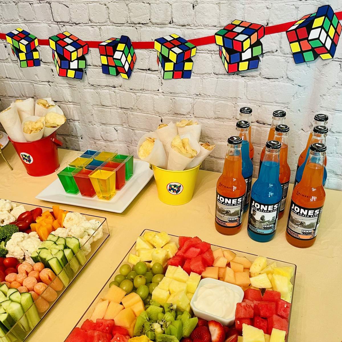 Rubik's Cubes Birthday Party Ideas | Photo 1 of 20 | Catch My Party