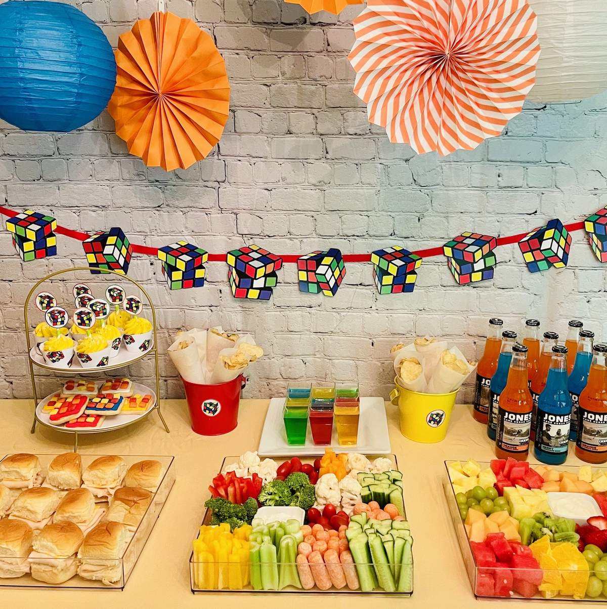 Rubik's Cubes Birthday Party Ideas | Photo 1 of 20 | Catch My Party