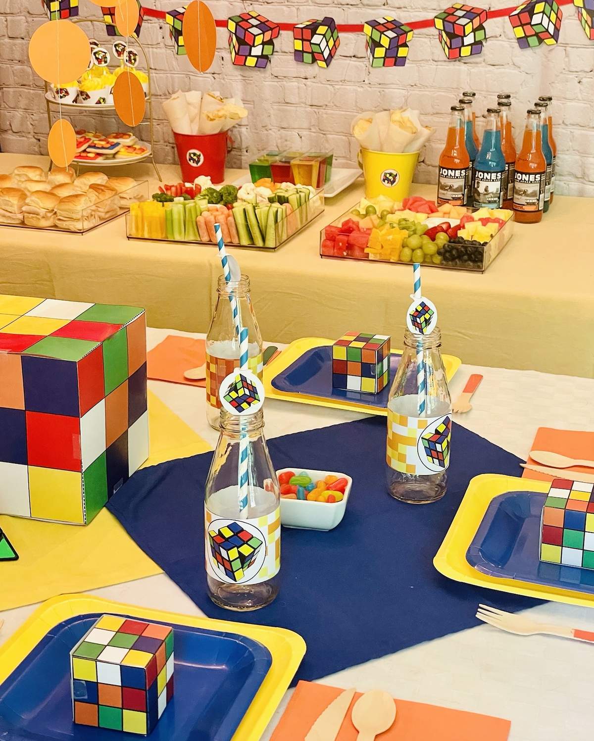 Rubik's Cubes Birthday Party Ideas | Photo 1 of 20 | Catch My Party