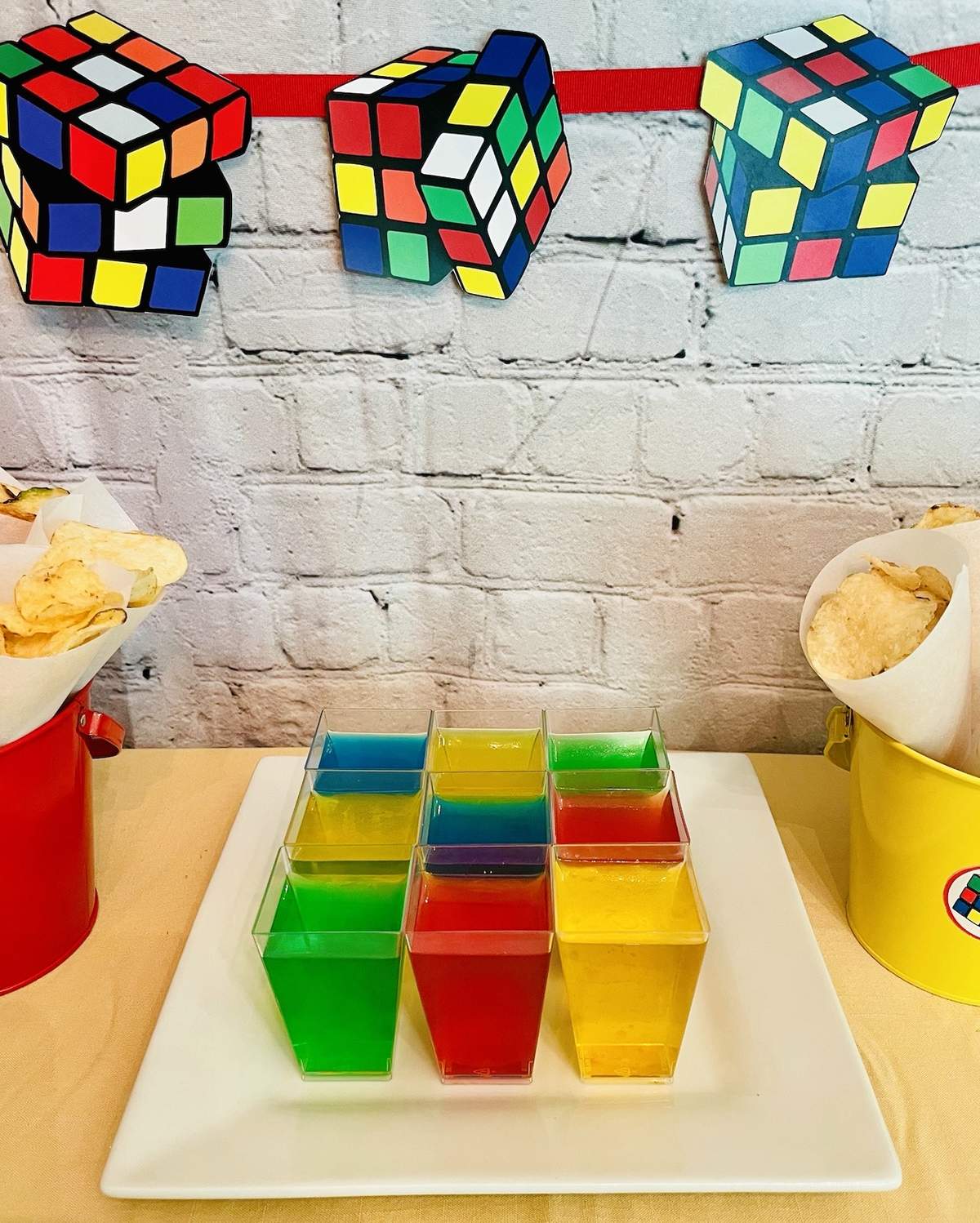 Rubik's Cubes Birthday Party Ideas | Photo 1 of 20 | Catch My Party