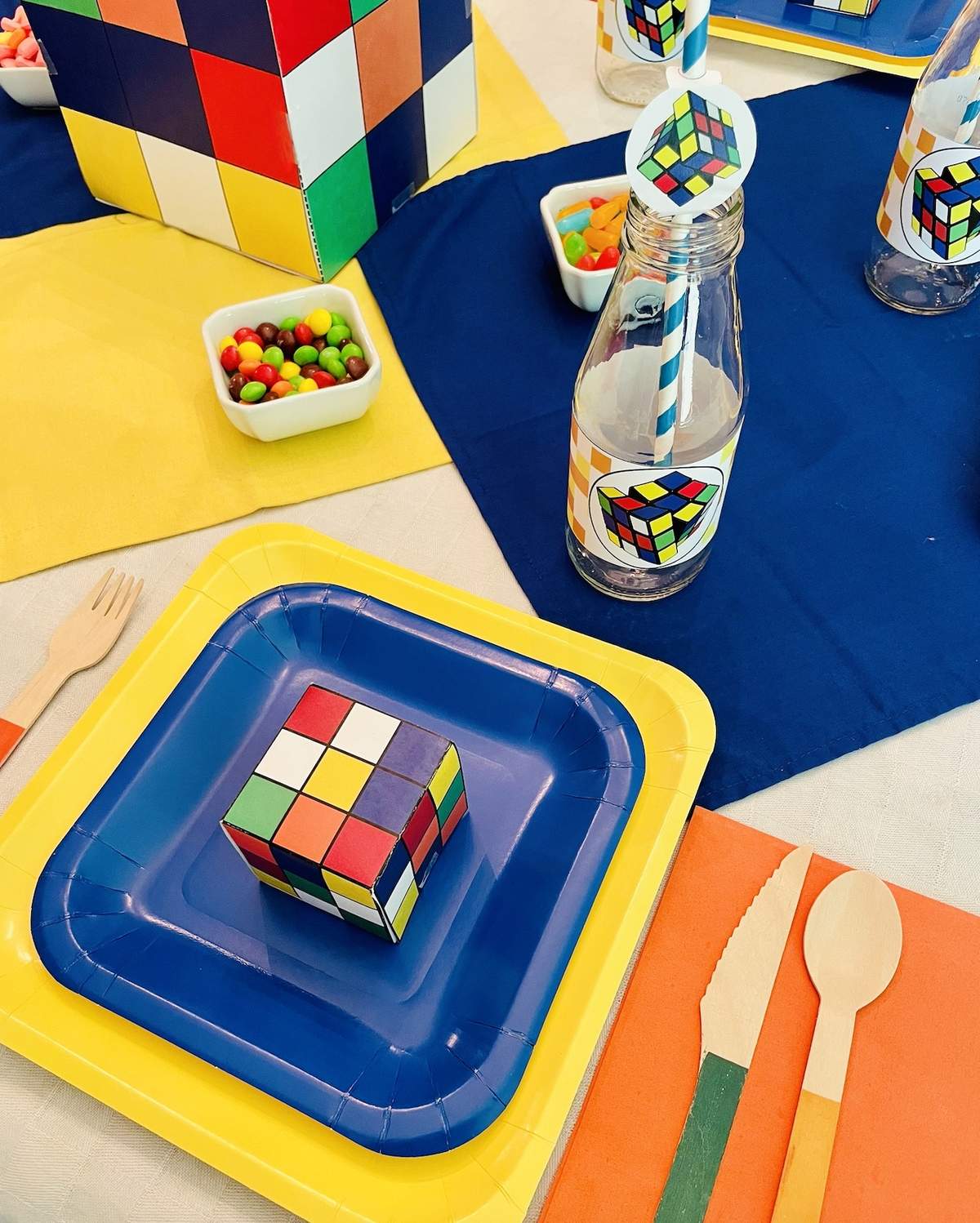 Rubik's Cubes Birthday Party Ideas | Photo 1 of 20 | Catch My Party