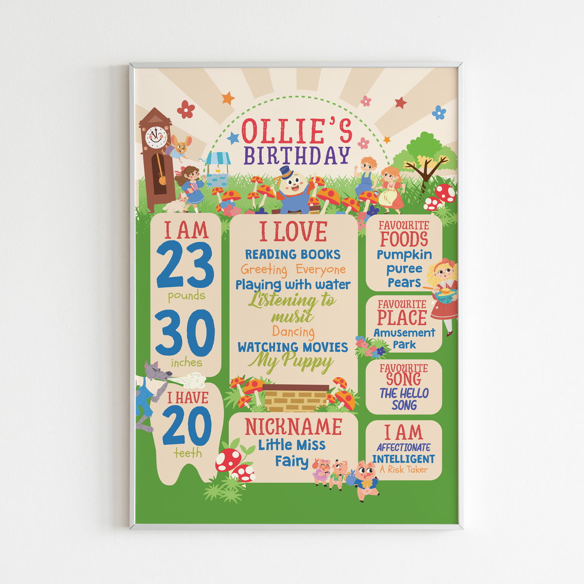 Nursery Rhymes Birthday Party Ideas | Photo 1 of 50 | Catch My Party