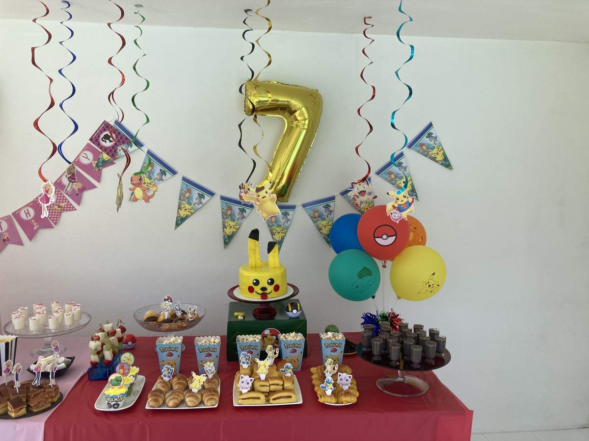 Barbie/Pokémon Birthday Party Ideas | Photo 1 of 11 | Catch My Party