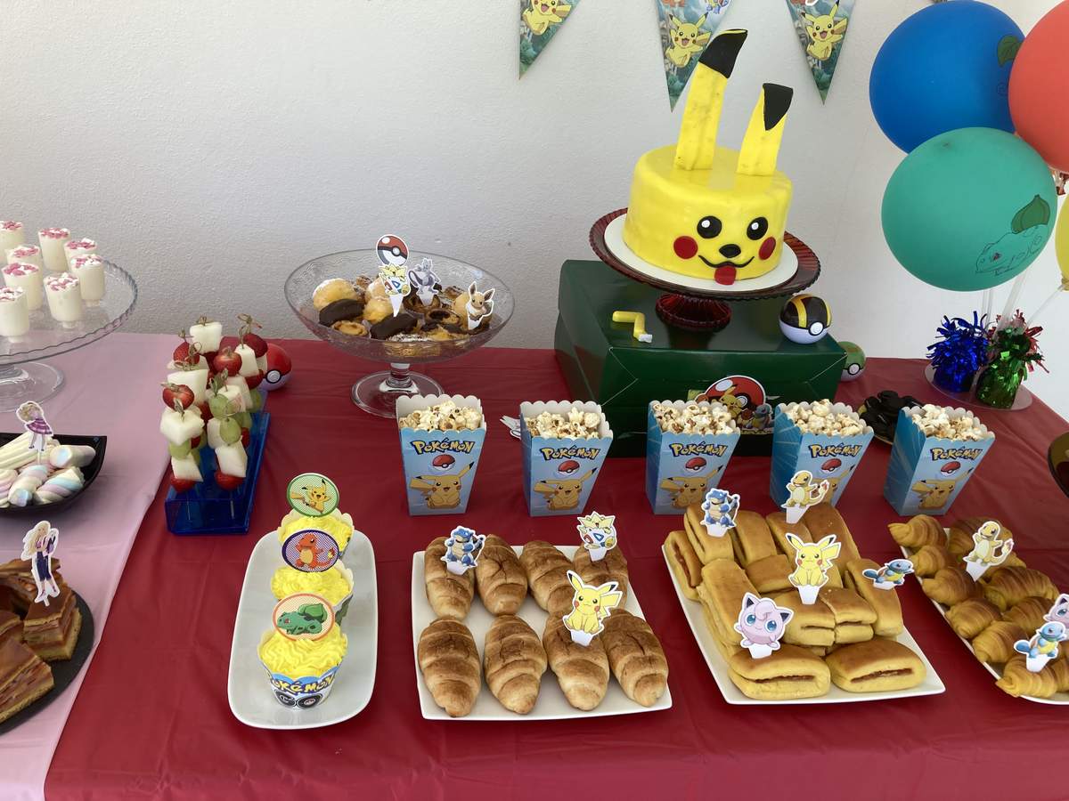 Barbie/Pokémon Birthday Party Ideas | Photo 8 of 11 | Catch My Party