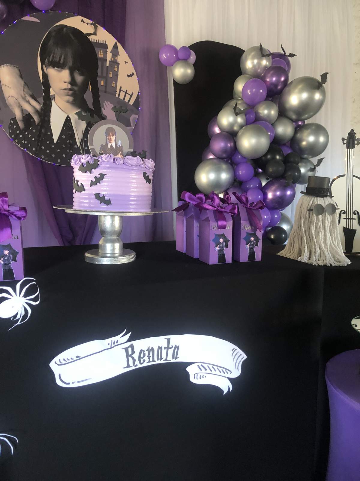 Merlina Birthday Party Ideas | Photo 2 of 6 | Catch My Party