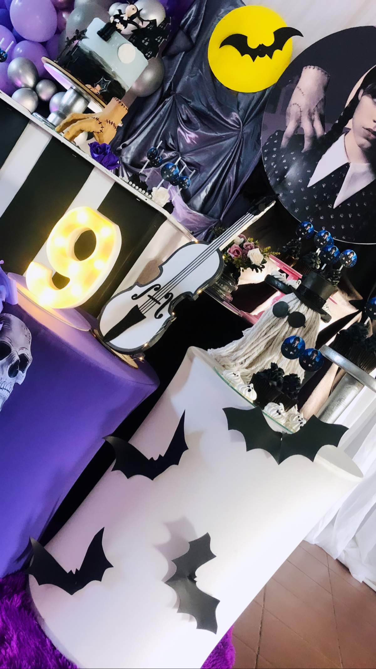 Merlina Birthday Party Ideas | Photo 1 of 9 | Catch My Party