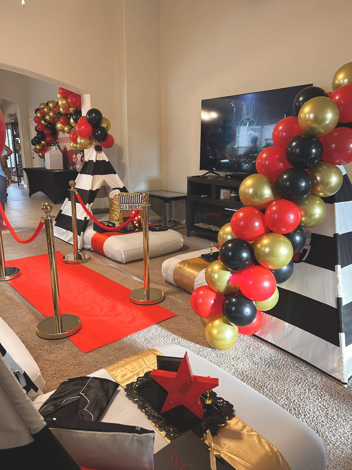 Movie theme Birthday Party Ideas | Photo 2 of 9 | Catch My Party